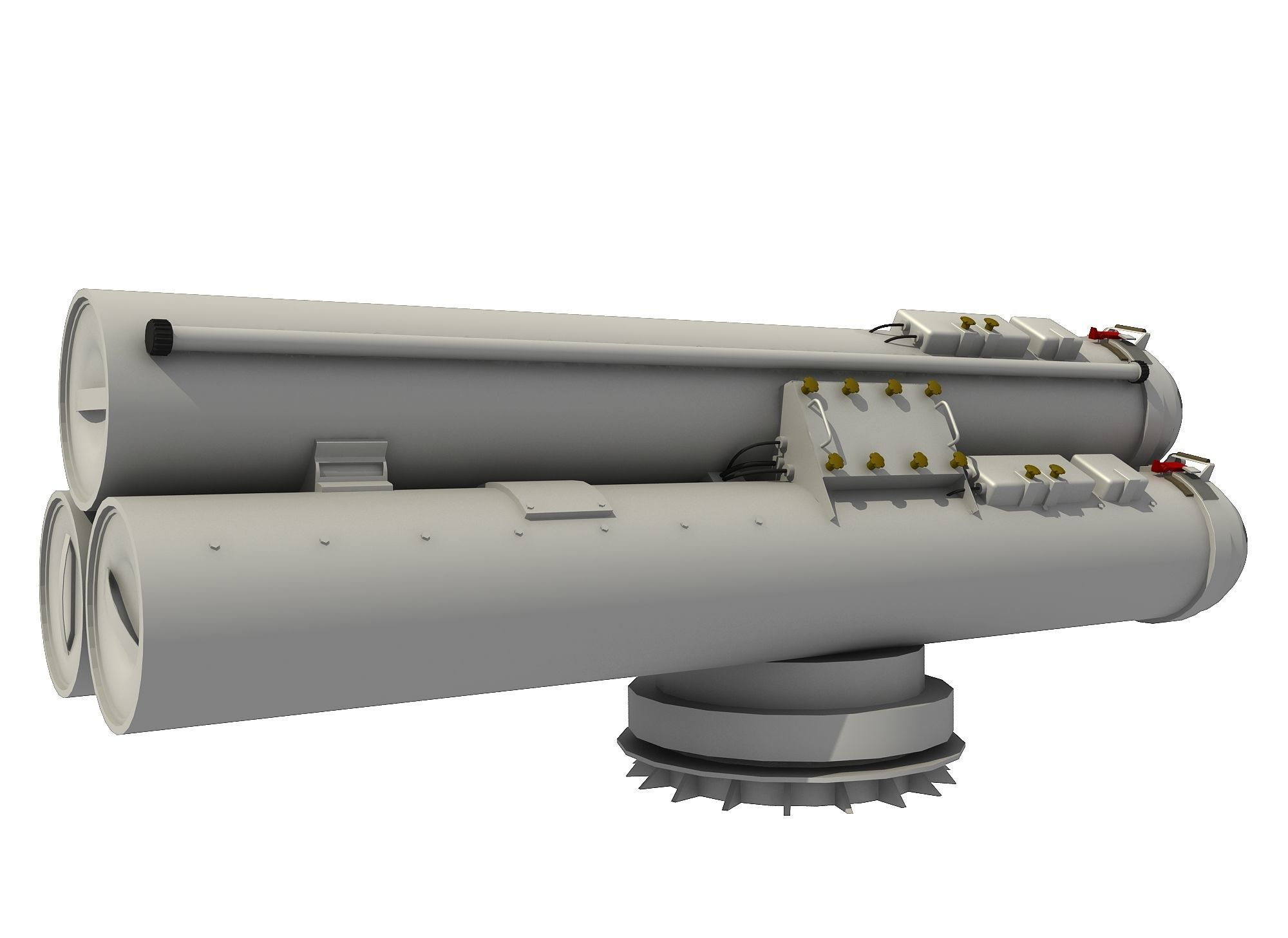 MK-32 TORPEDO TUBE 3D model | CGTrader