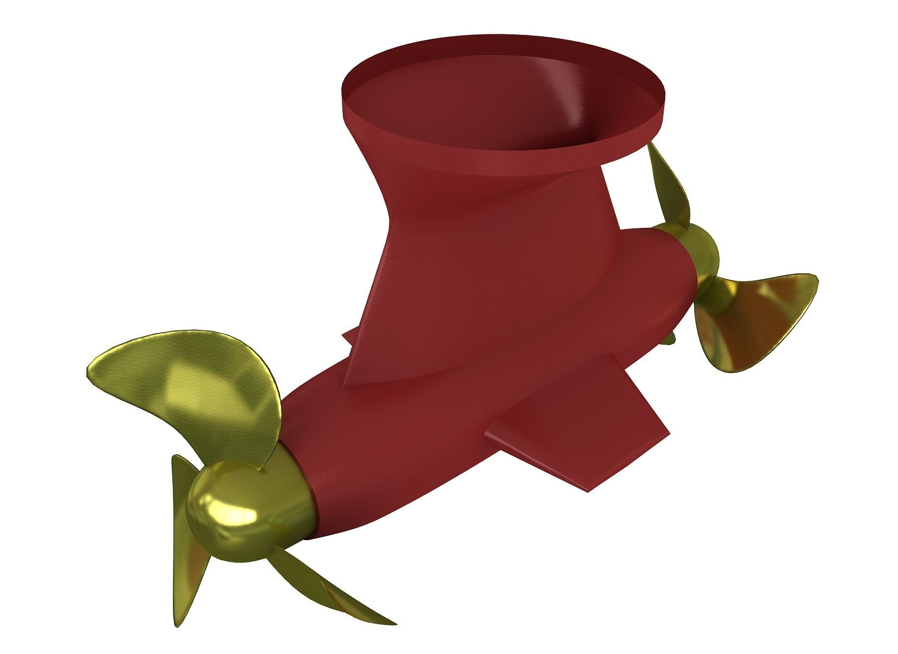 AZIMUTH THRUSTER PROPELLER 3D model | CGTrader
