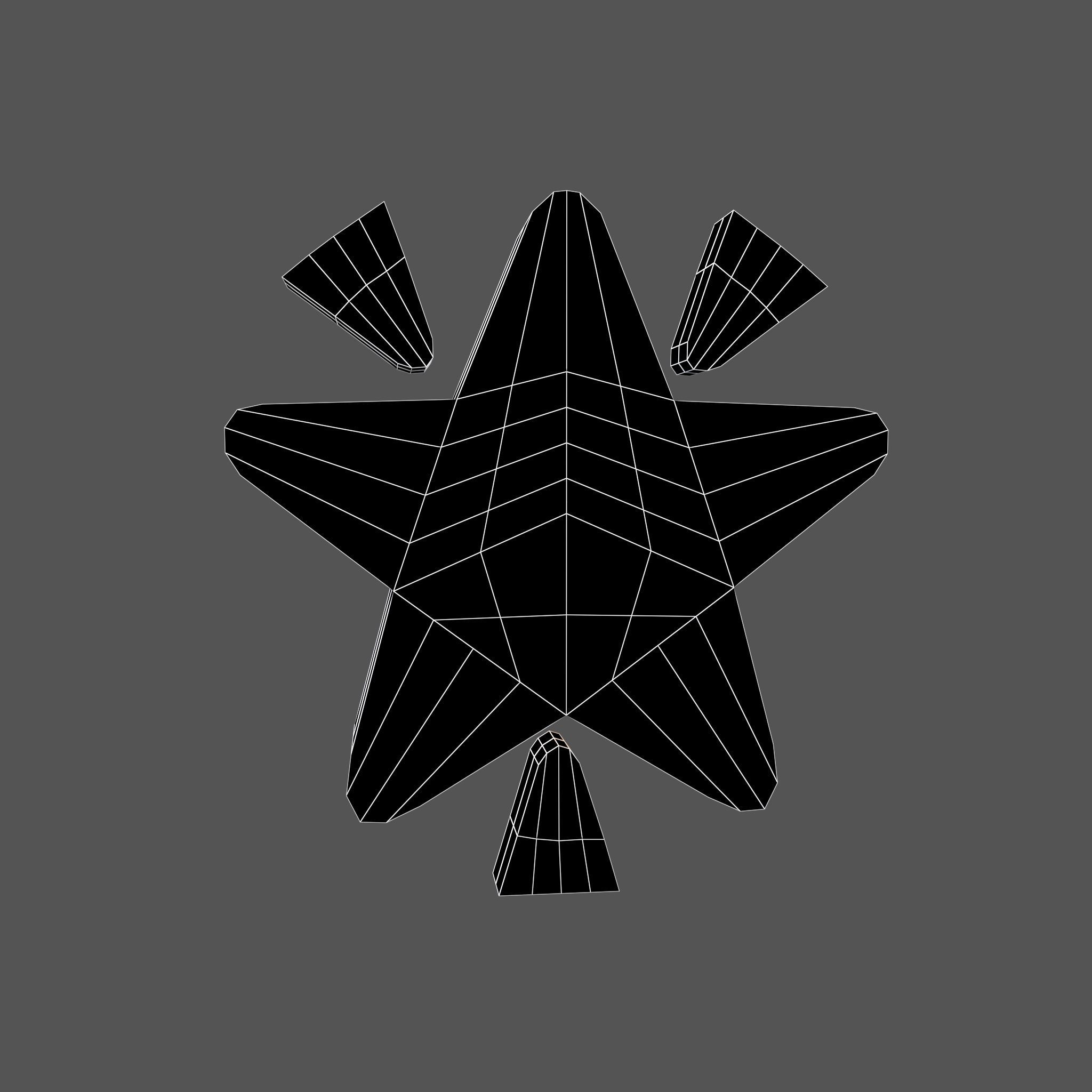 3D model Glowing Star v1 004 VR / AR / low-poly | CGTrader