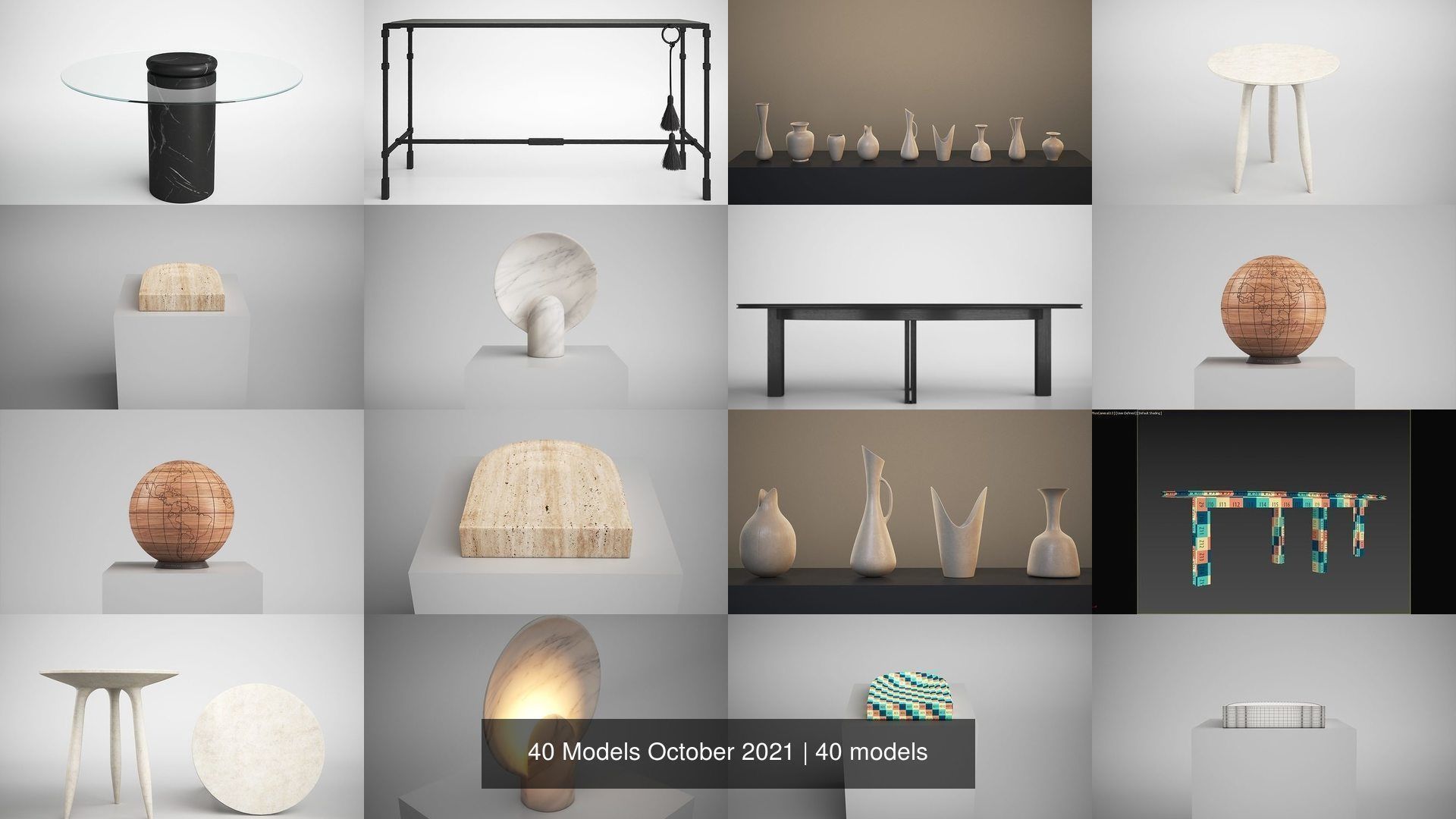 40 Models October 2021 3D Model Collection | CGTrader