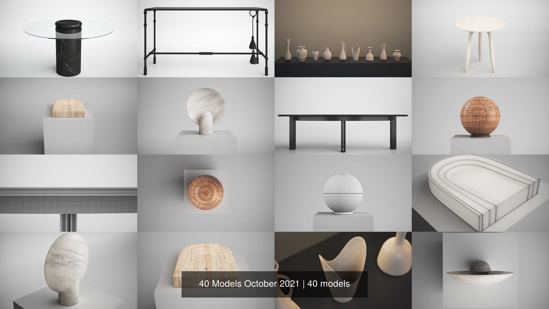 40 Models October 2021 3D Model Collection | CGTrader