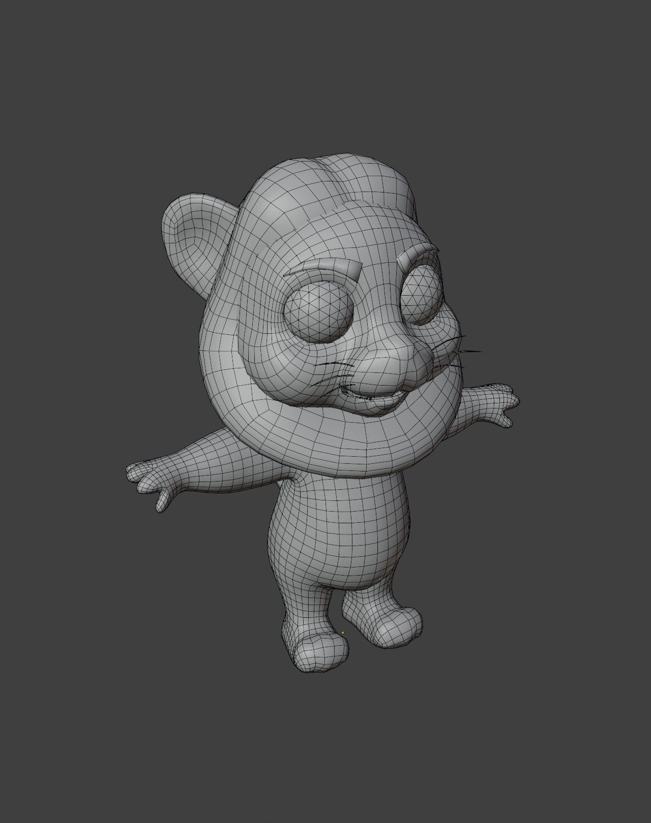 3D model Cartoon Lion Rigged Base Mesh 3D Model VR / AR / low-poly ...