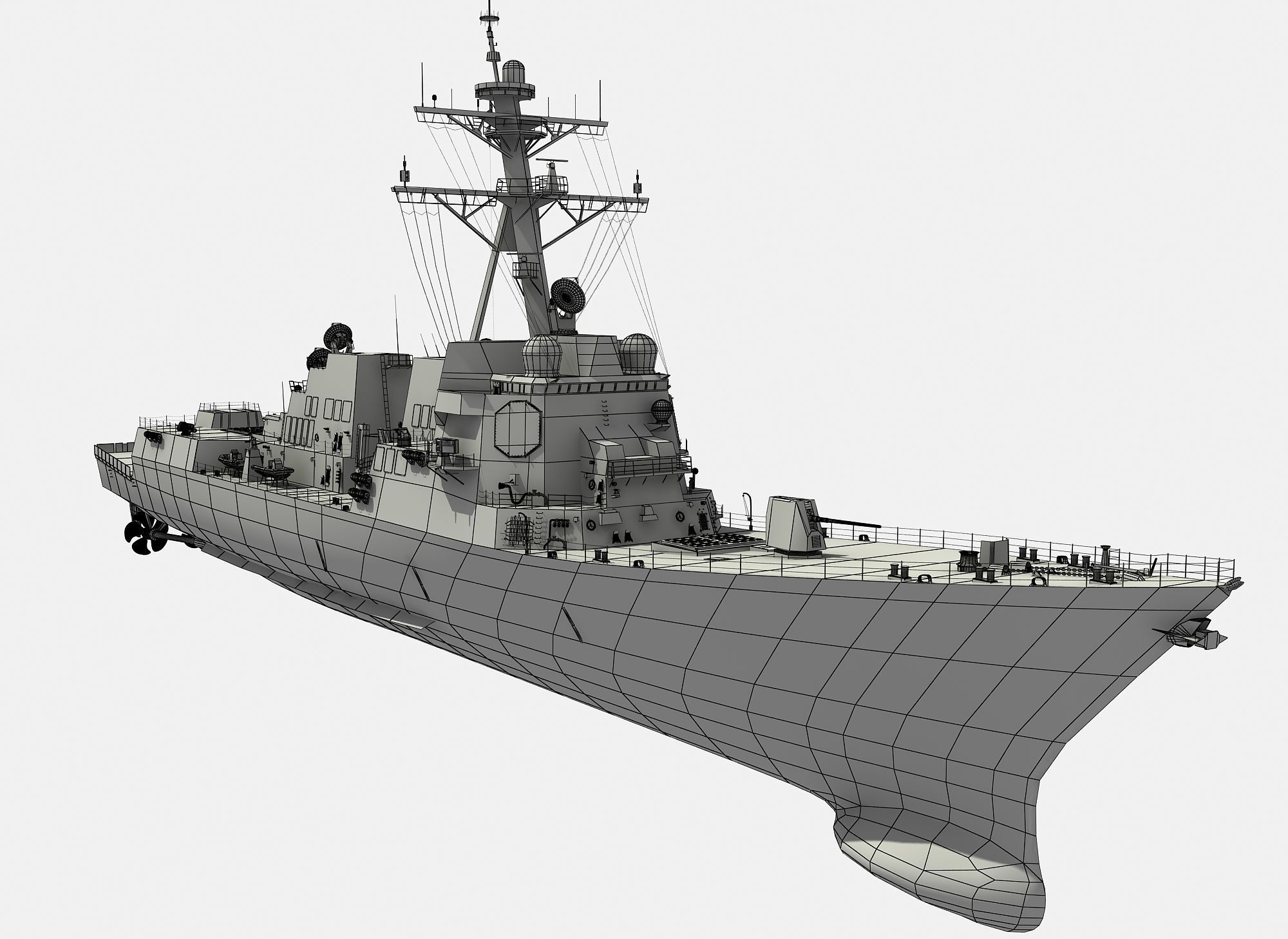 USS SPRUANCE-ARLEIGH BURKE 3D model | CGTrader