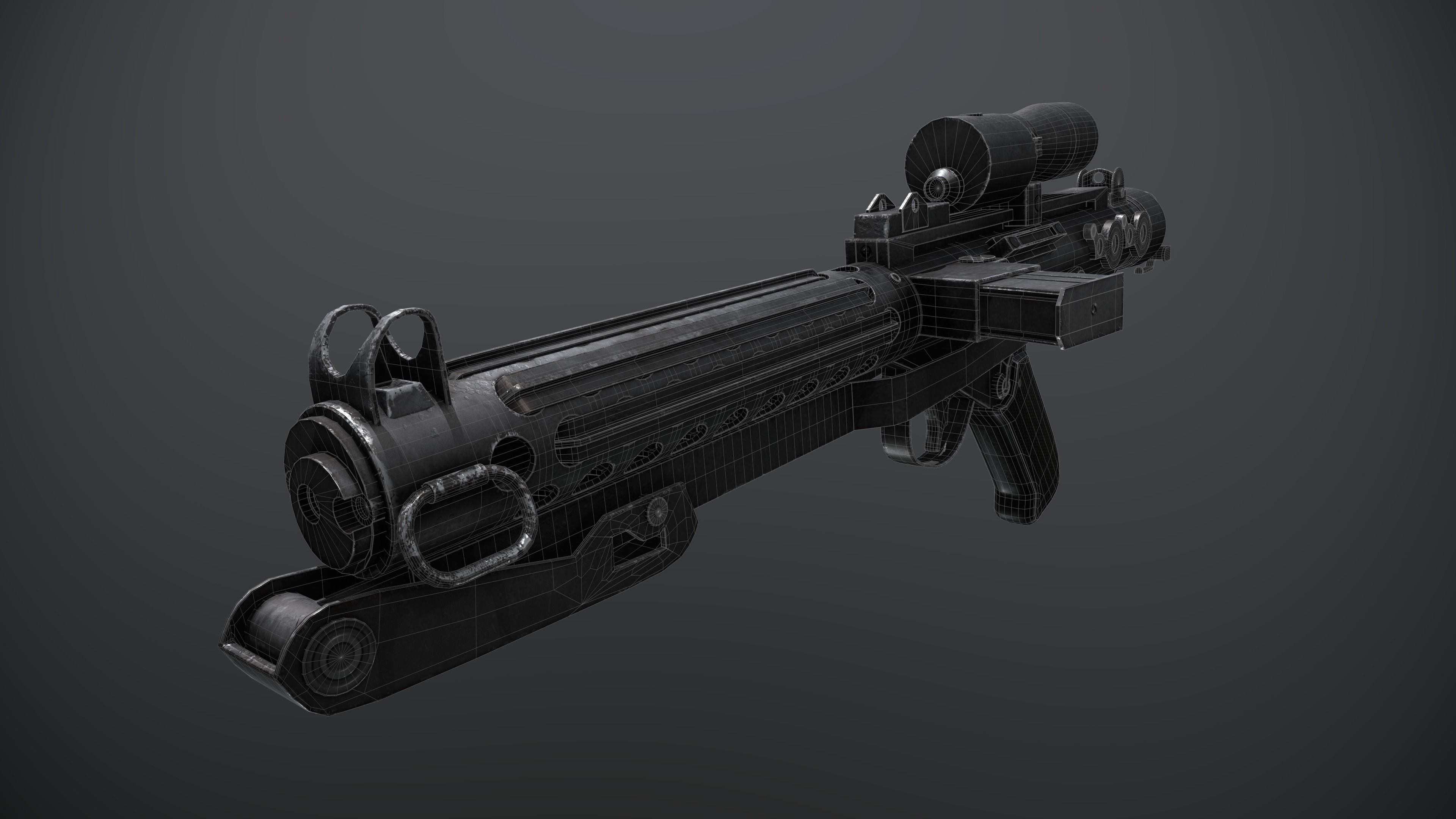 Star Wars E-11 Blaster 3D model | CGTrader