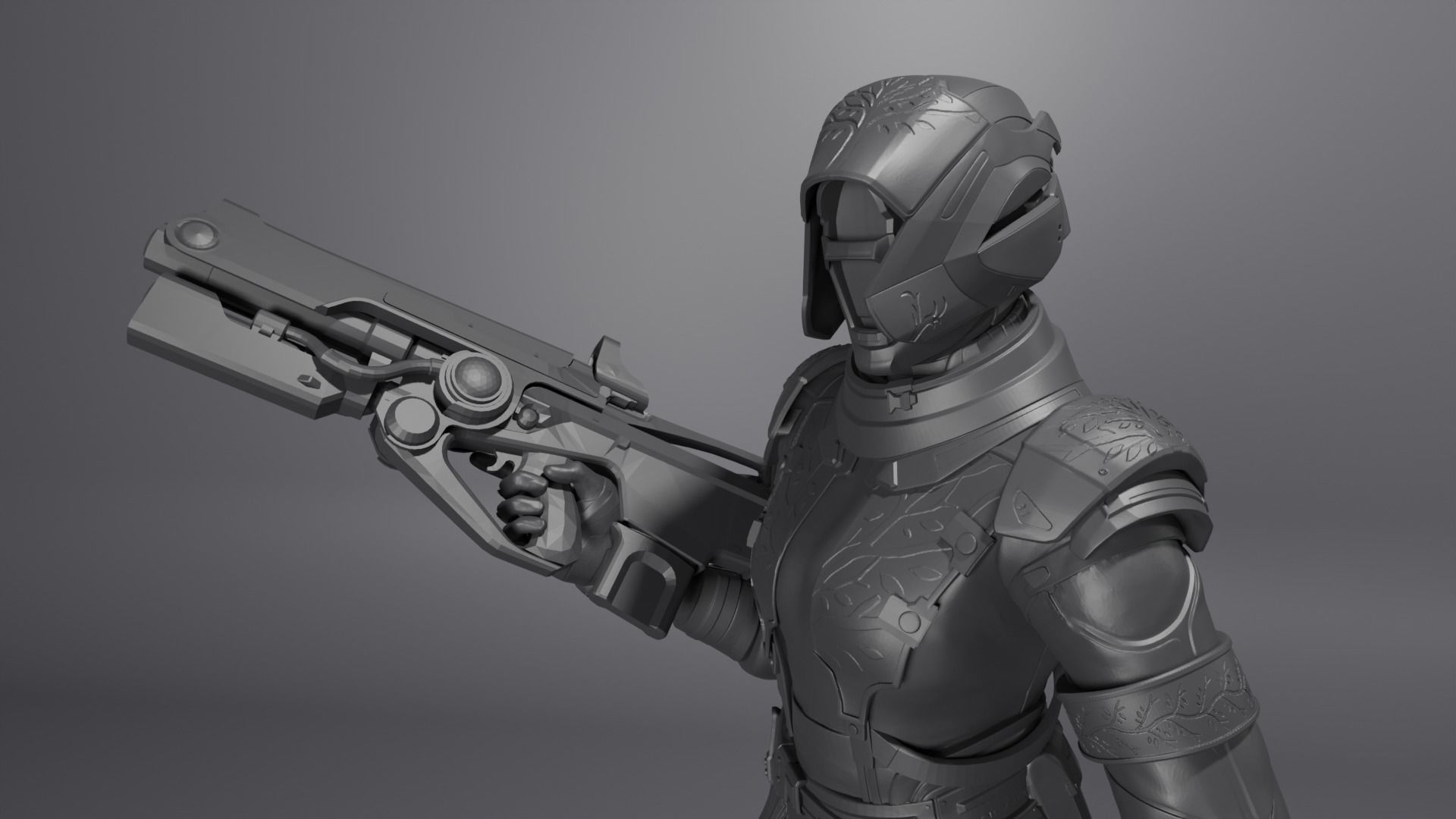 DESTINY - WARLOCK ARMOR IRON BANNER YEAR ONE 3D model 3D printable ...