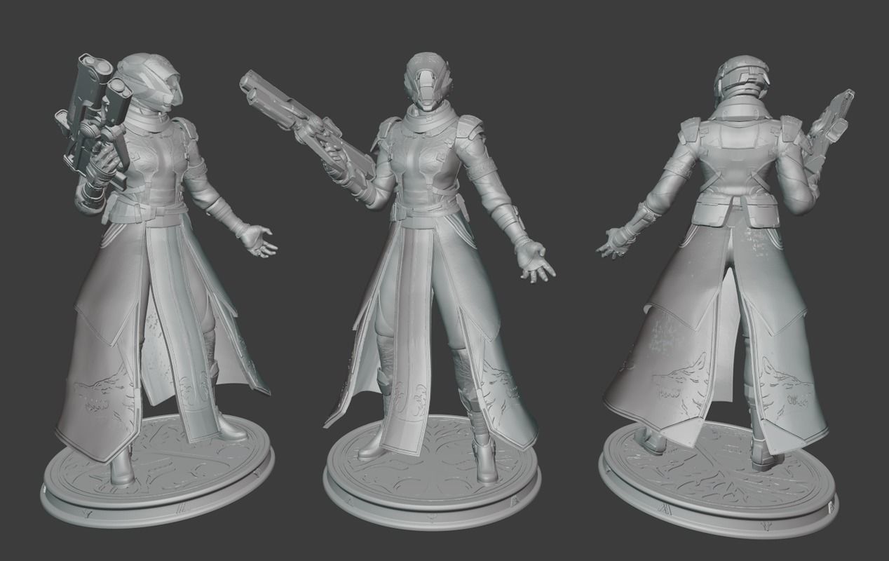 DESTINY - WARLOCK ARMOR IRON BANNER YEAR ONE 3D model 3D printable ...