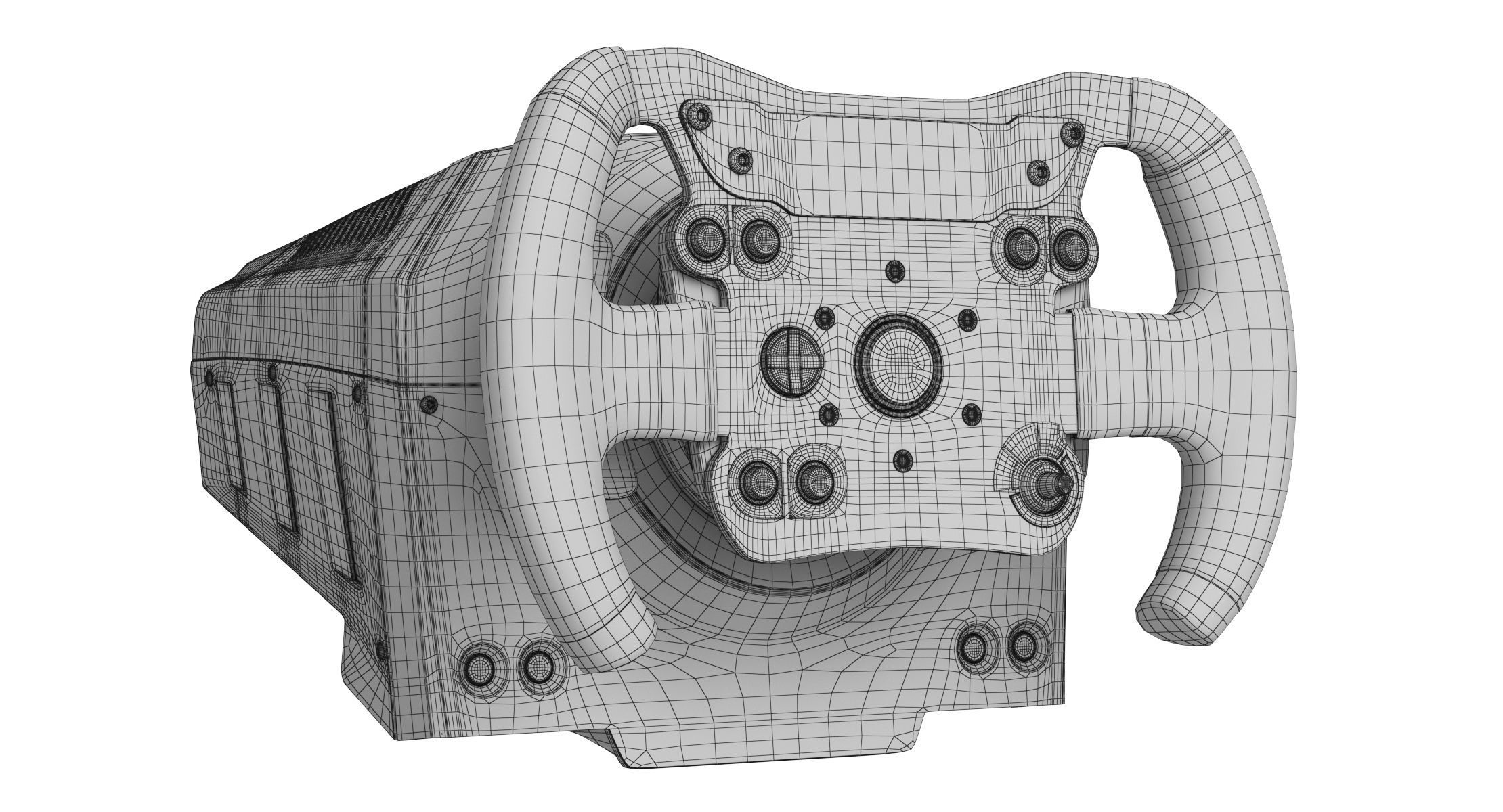 Racing Steering Wheel Controller Collection 3D model | CGTrader