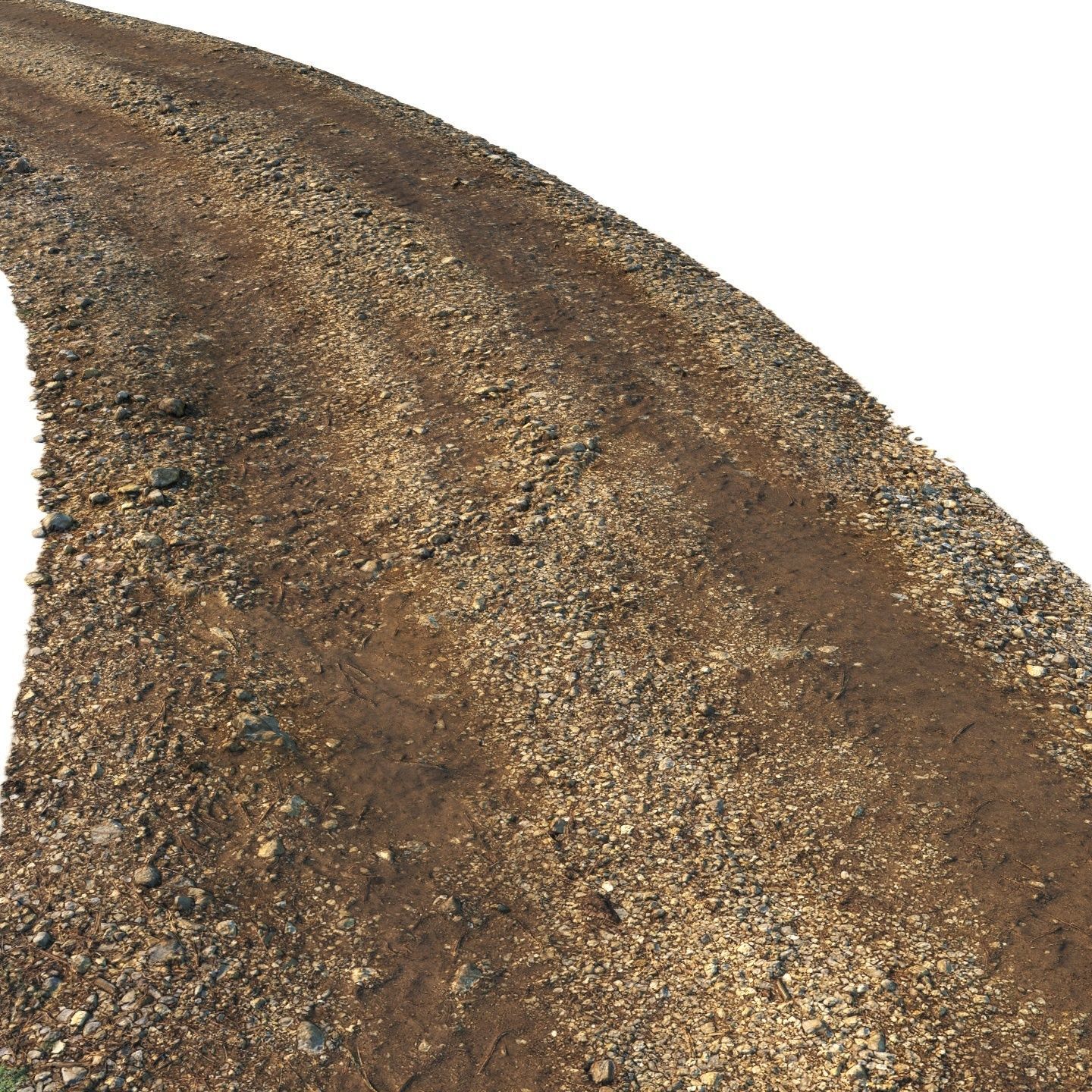 Dirt Road Material 07 3D model | CGTrader