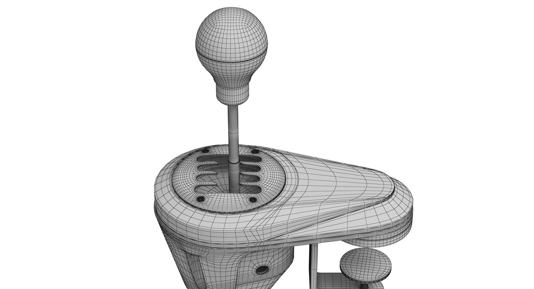 Thrustmaster Racing Steering Wheel Controller Set 3D model | CGTrader
