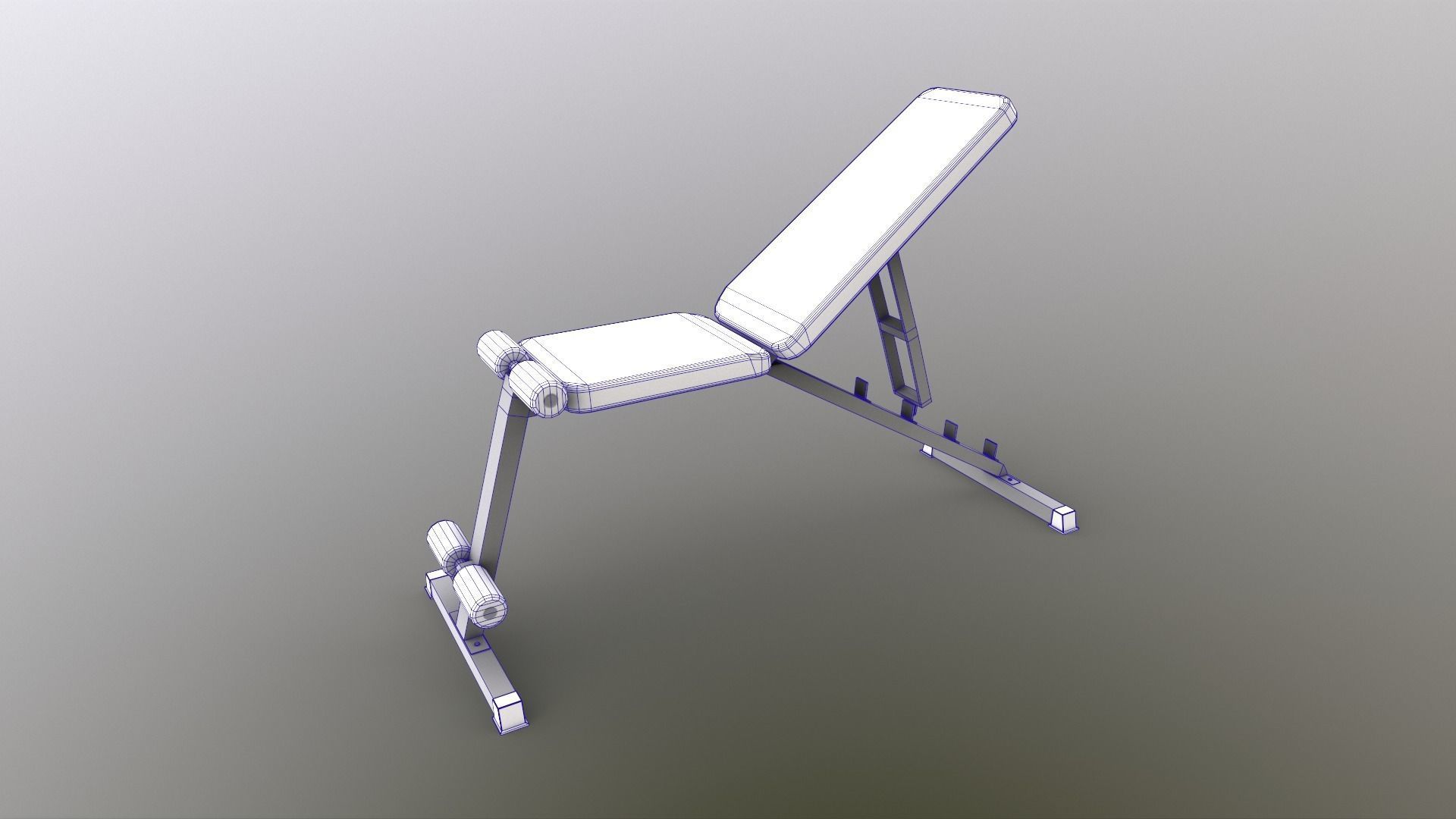 3D model PBR Flat Incline Decline Bench Press VR / AR / low-poly | CGTrader