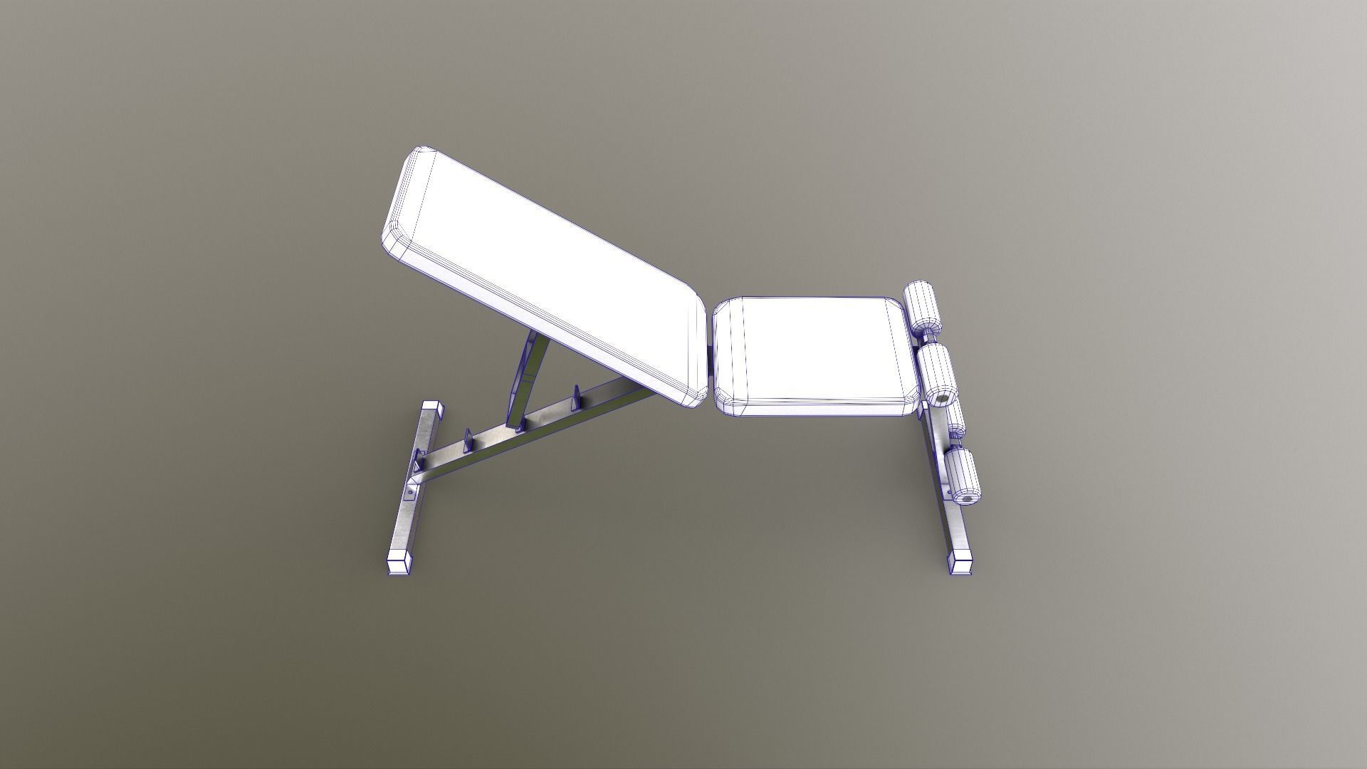 3D model PBR Flat Incline Decline Bench Press VR / AR / low-poly | CGTrader