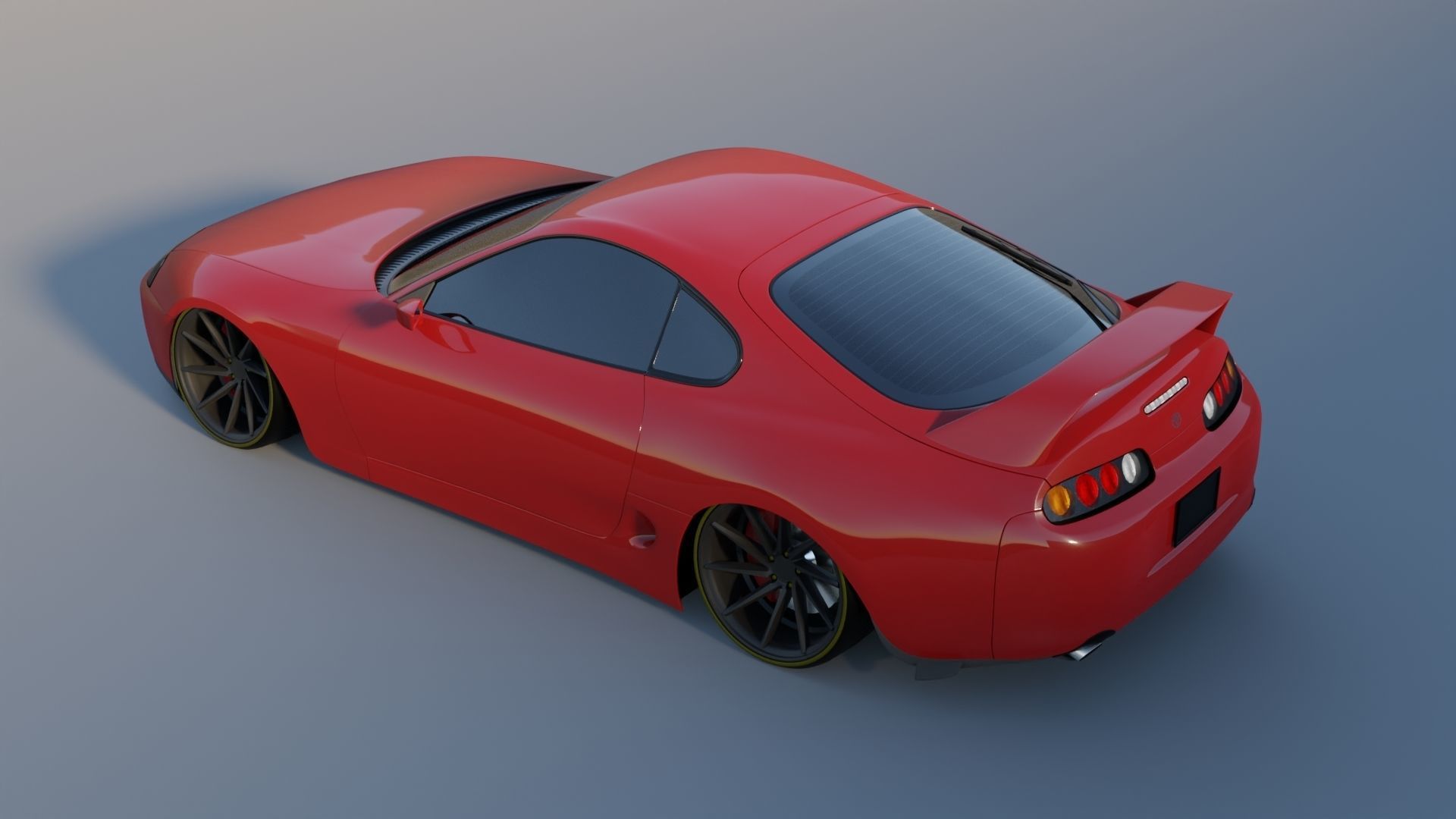 Toyota Supra MK4 free 3D model | CGTrader
