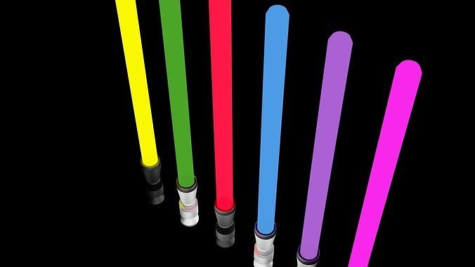 Blue Laser Sword 3D model 3D model | CGTrader