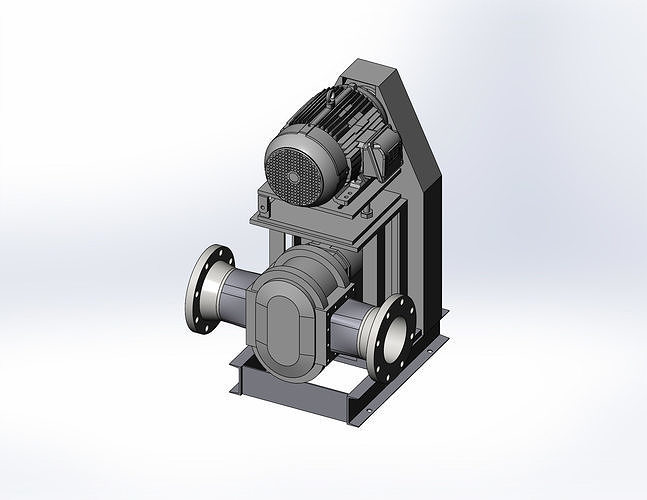 Netzsch XB3 Pump 3D model | CGTrader