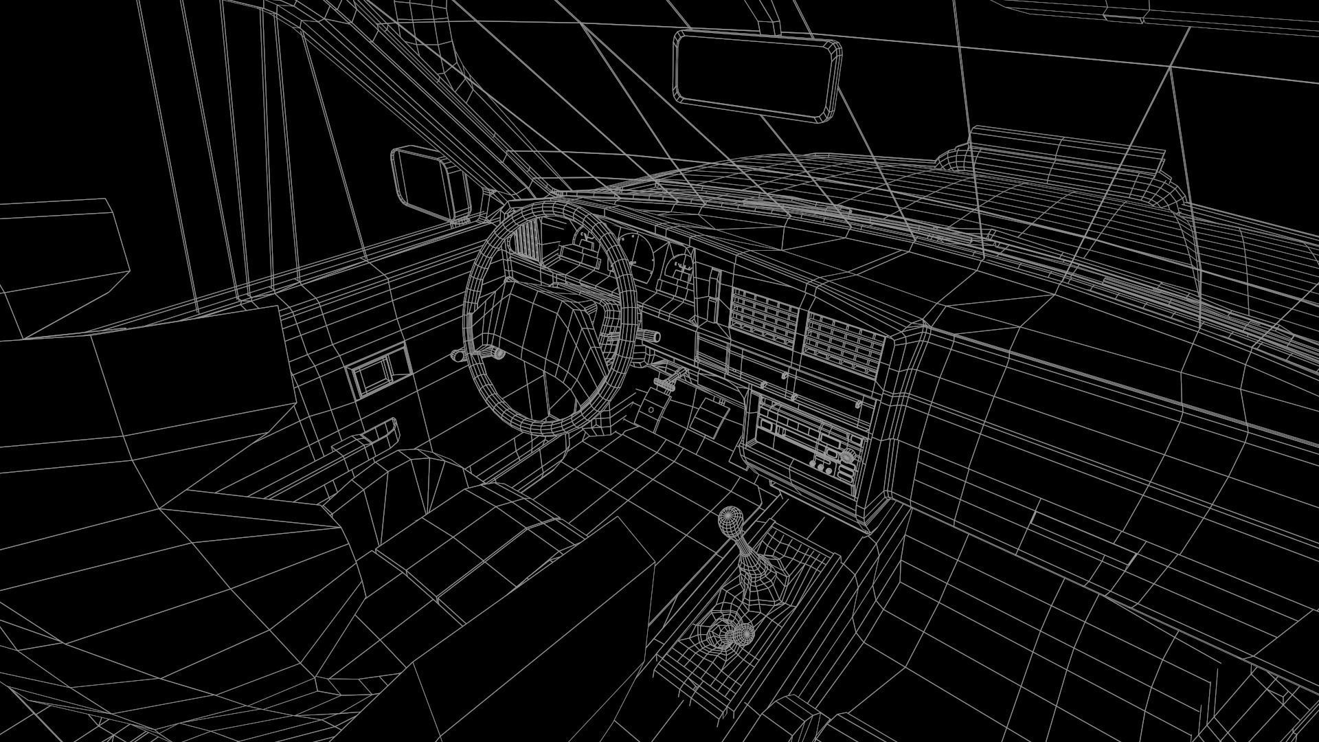 3D model Toyota Hilux Ln106 1989 VR / AR / low-poly | CGTrader