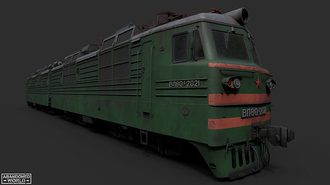 3D model Soviet Electric Locomotive VL80T - 2021 VR / AR / low-poly ...