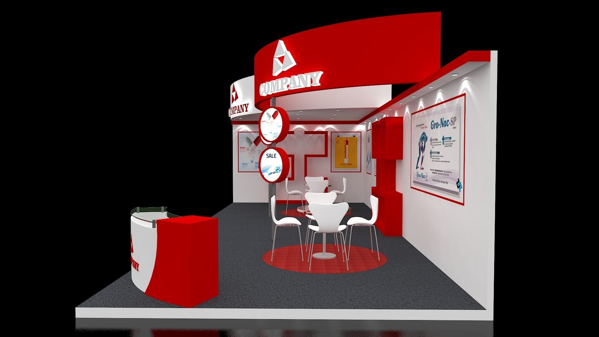 3d Stall Design 36Sqmt 3D model 3D printable | CGTrader