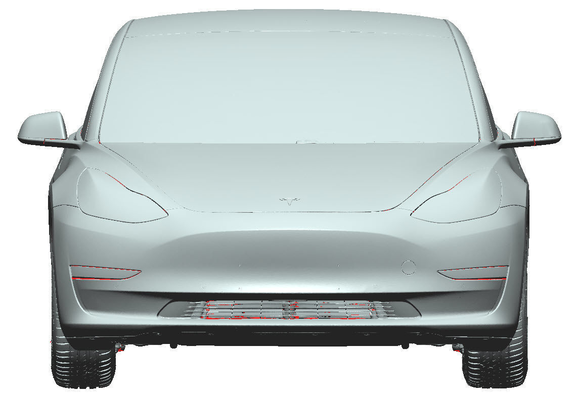 Tesla Model 3 2020 - Exterior Scan 3D model 3D model | CGTrader
