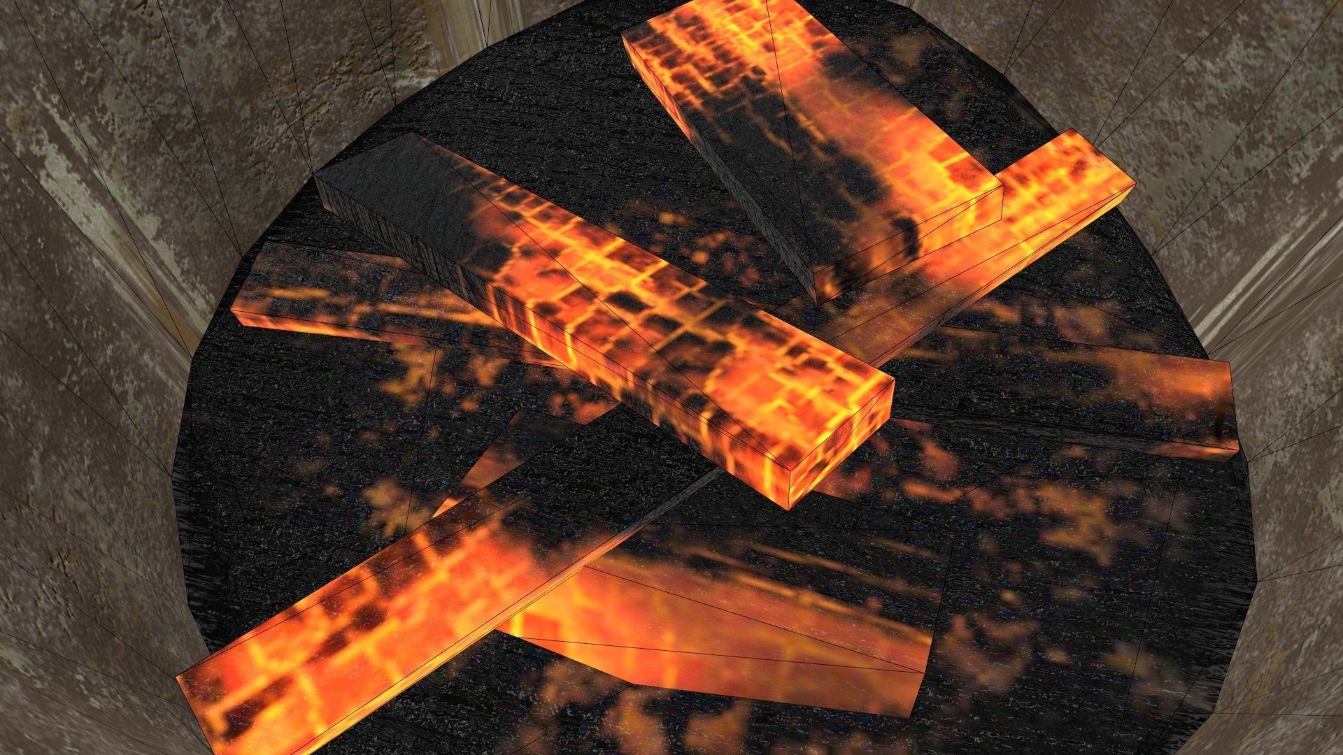 3D model Barrel Fire Low Poly VR / AR / low-poly | CGTrader