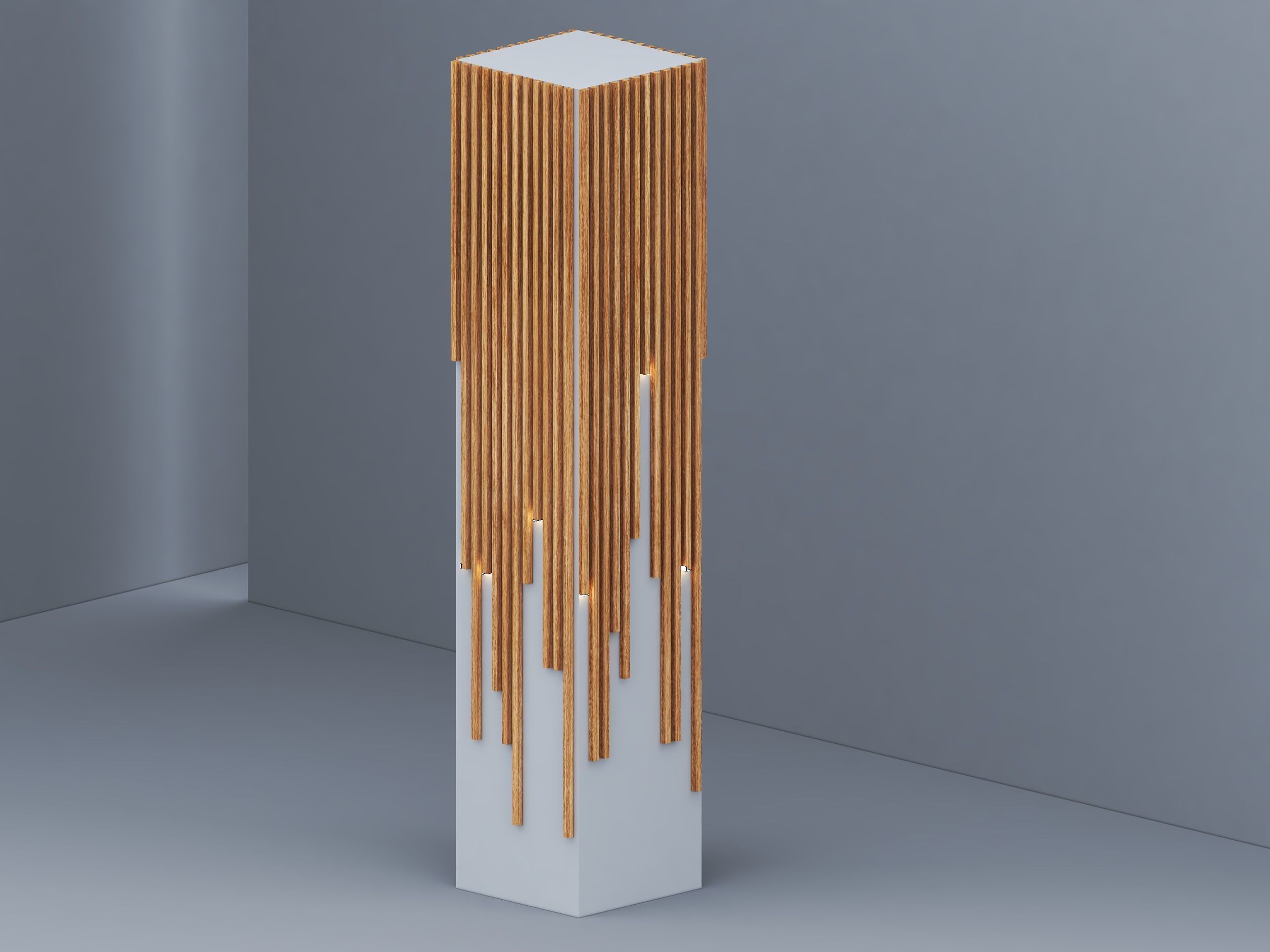 3D model pillar design VR / AR / low-poly | CGTrader