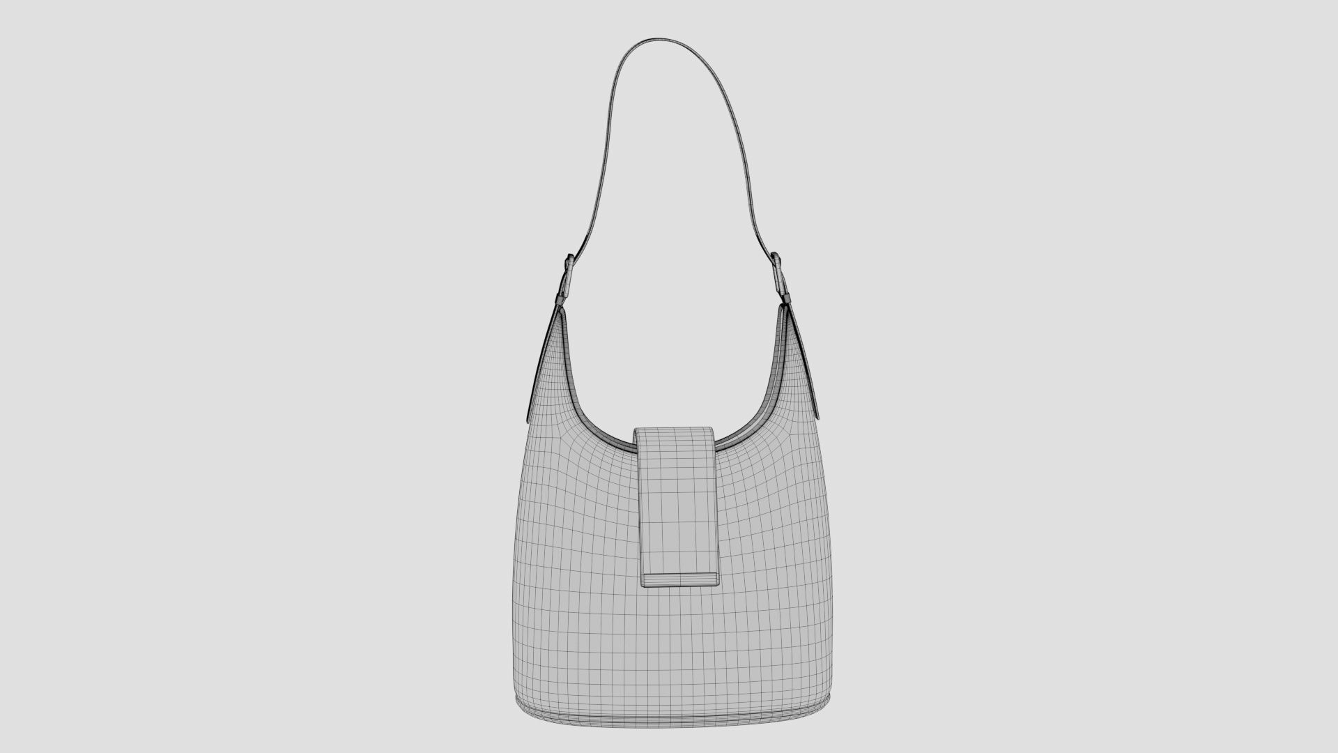 Woman Shoulder Bag 3D model | CGTrader