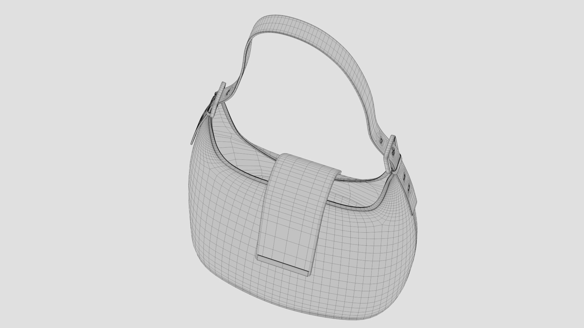 Woman Shoulder Bag 3D model | CGTrader