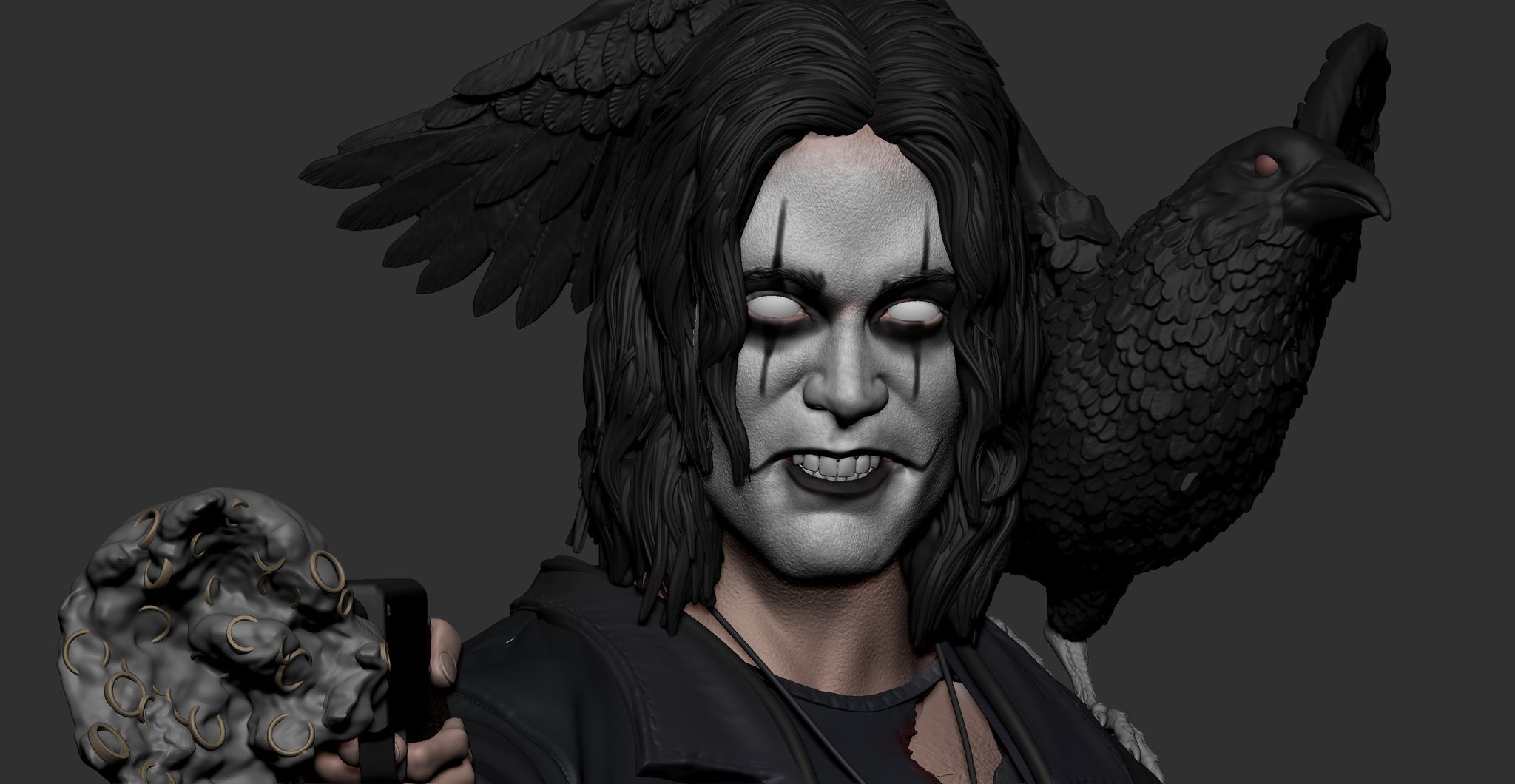 The Crow Brandon Lee Is that gasoline I smell 3D model 3D printable ...