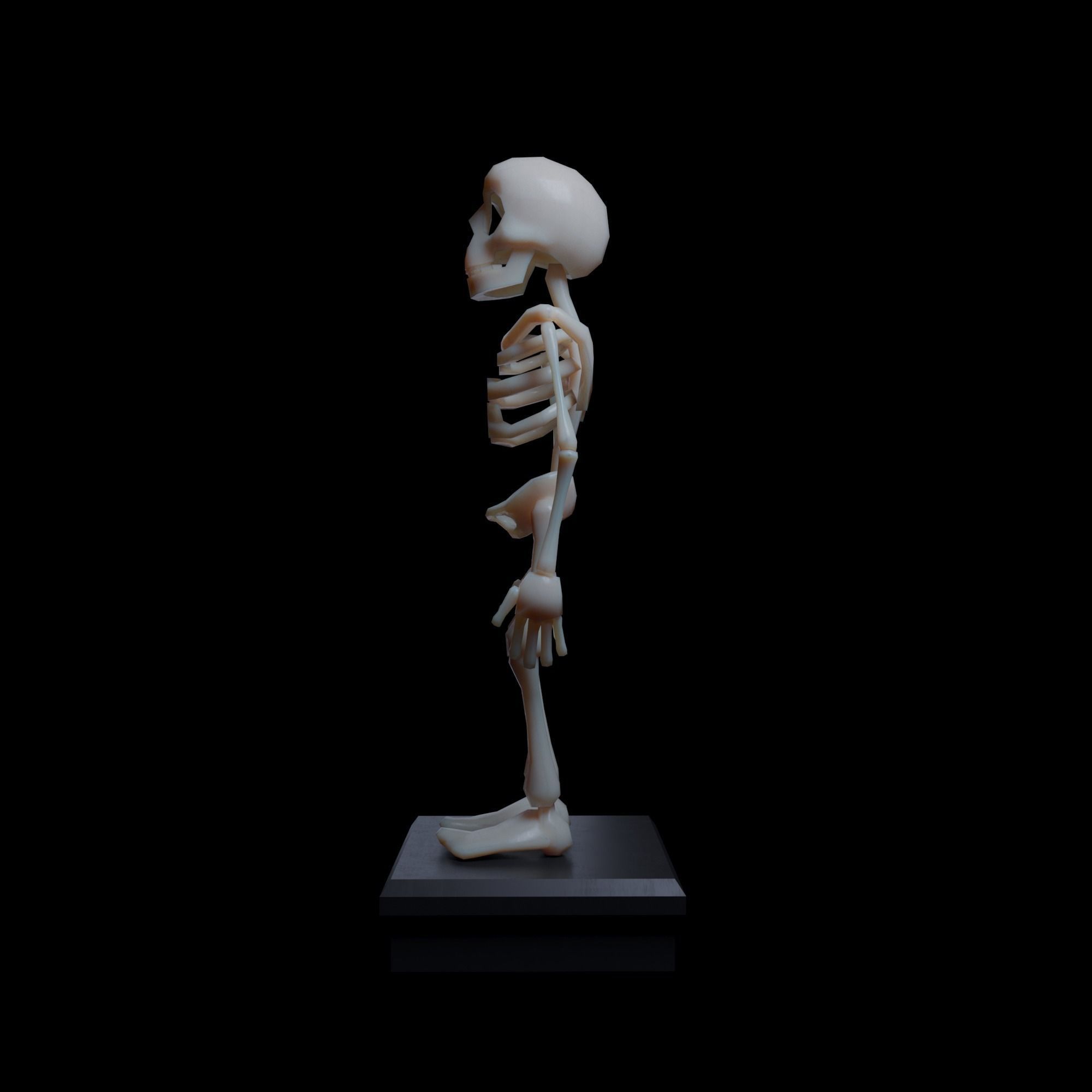3D model Skeleton Joe VR / AR / low-poly | CGTrader