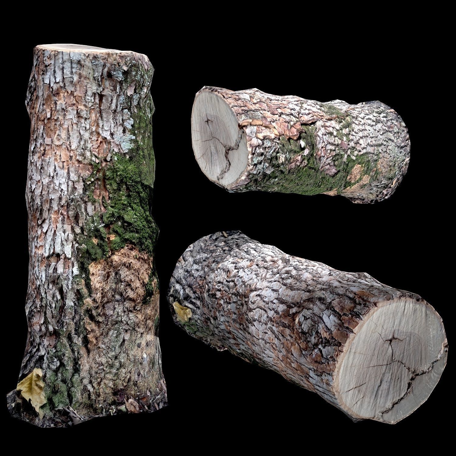 3D model stump 3d street photogrammetry 4k for alley way game ready VR ...