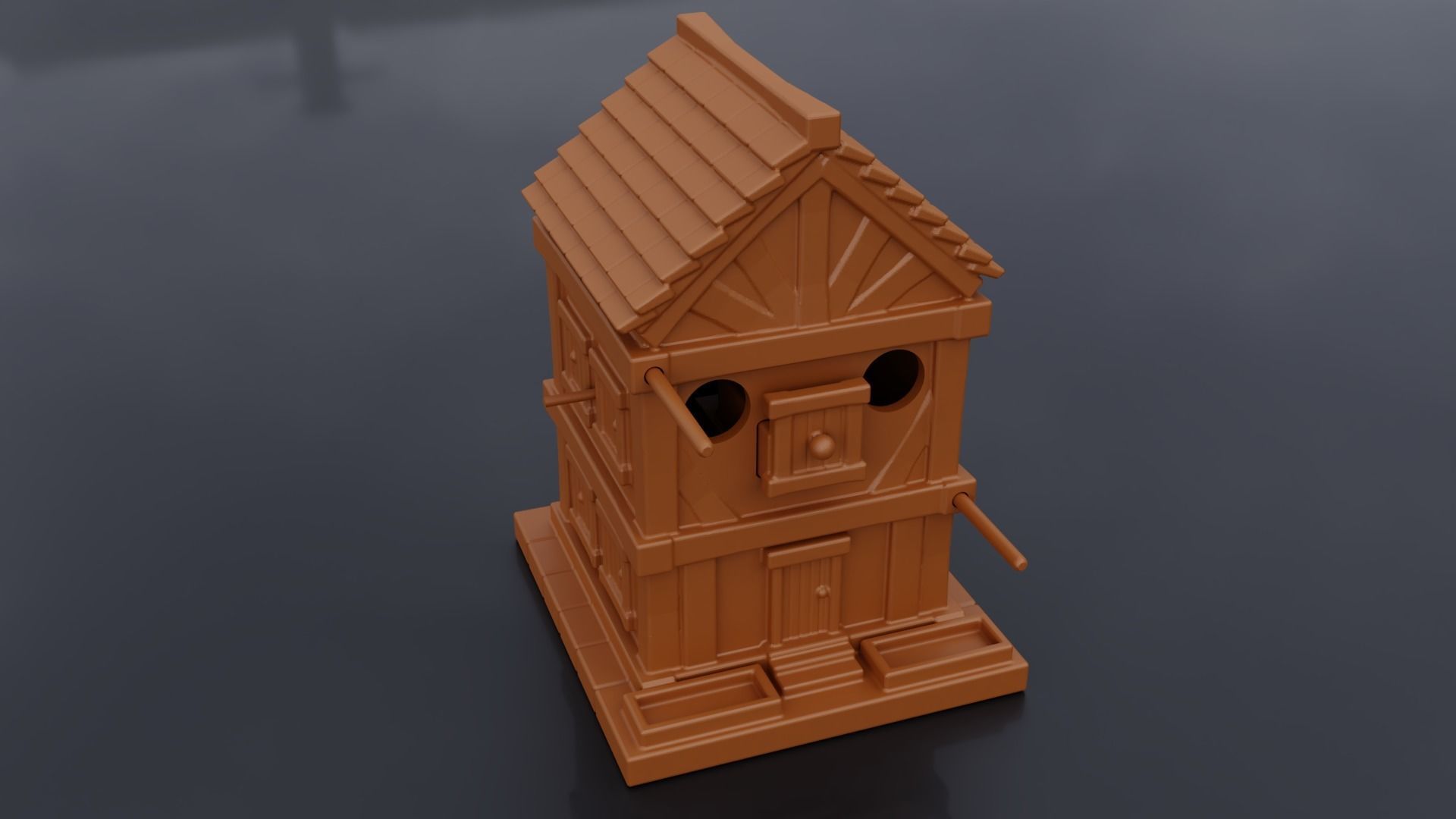 3D print birdbox bird house 3D model 3D printable | CGTrader