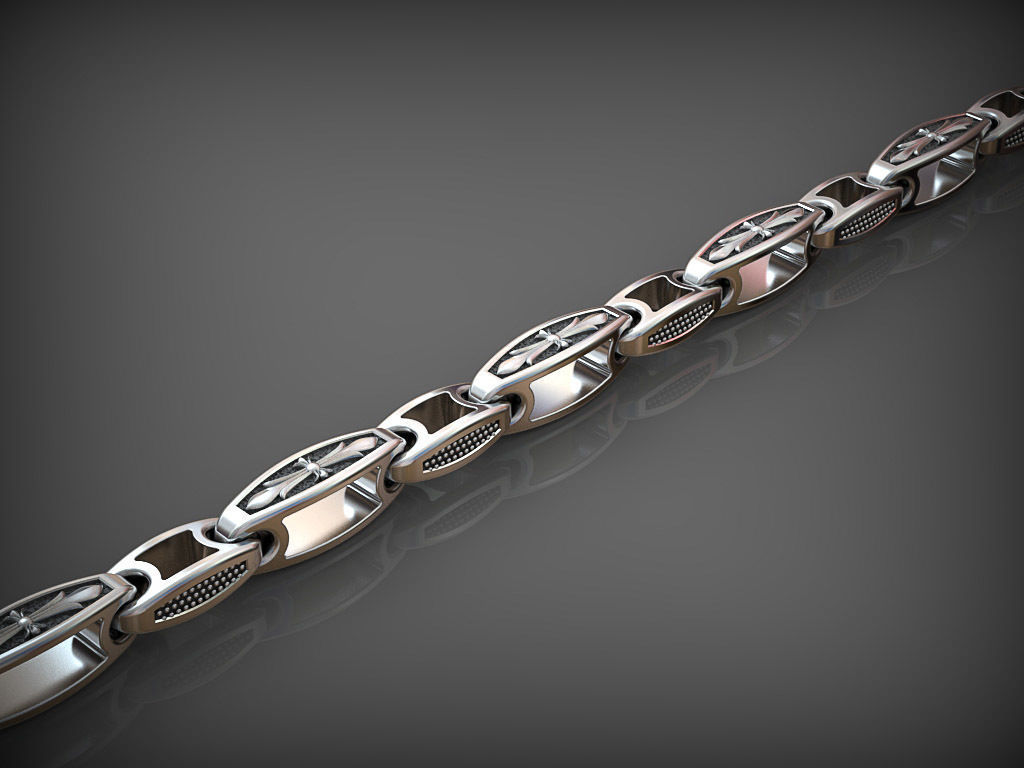 Chain Link 220 3D model 3D printable | CGTrader
