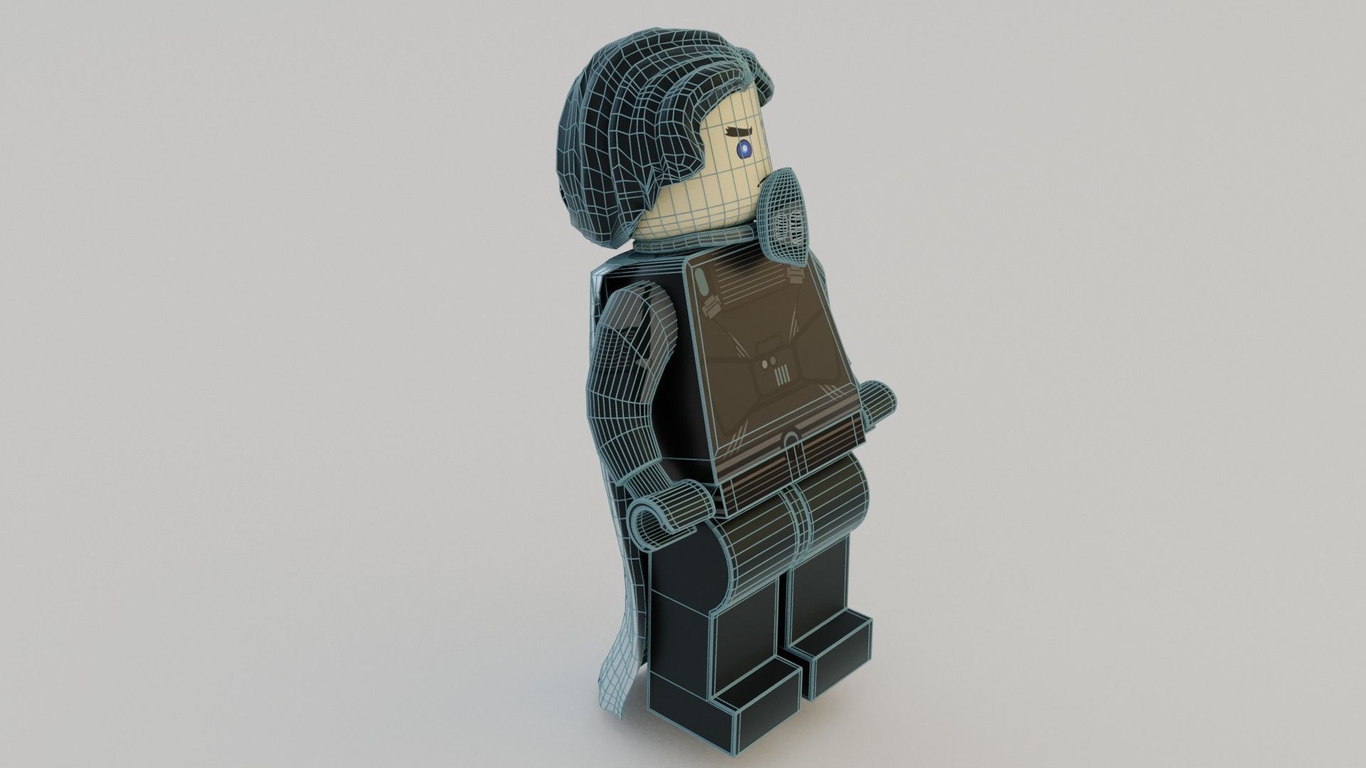 Lego Paul Atreides 3D model rigged | CGTrader