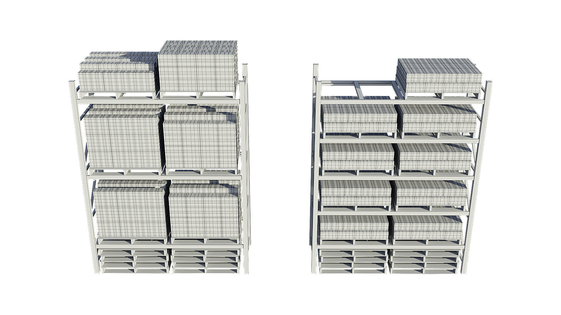 Warehouse Racking 3D model | CGTrader