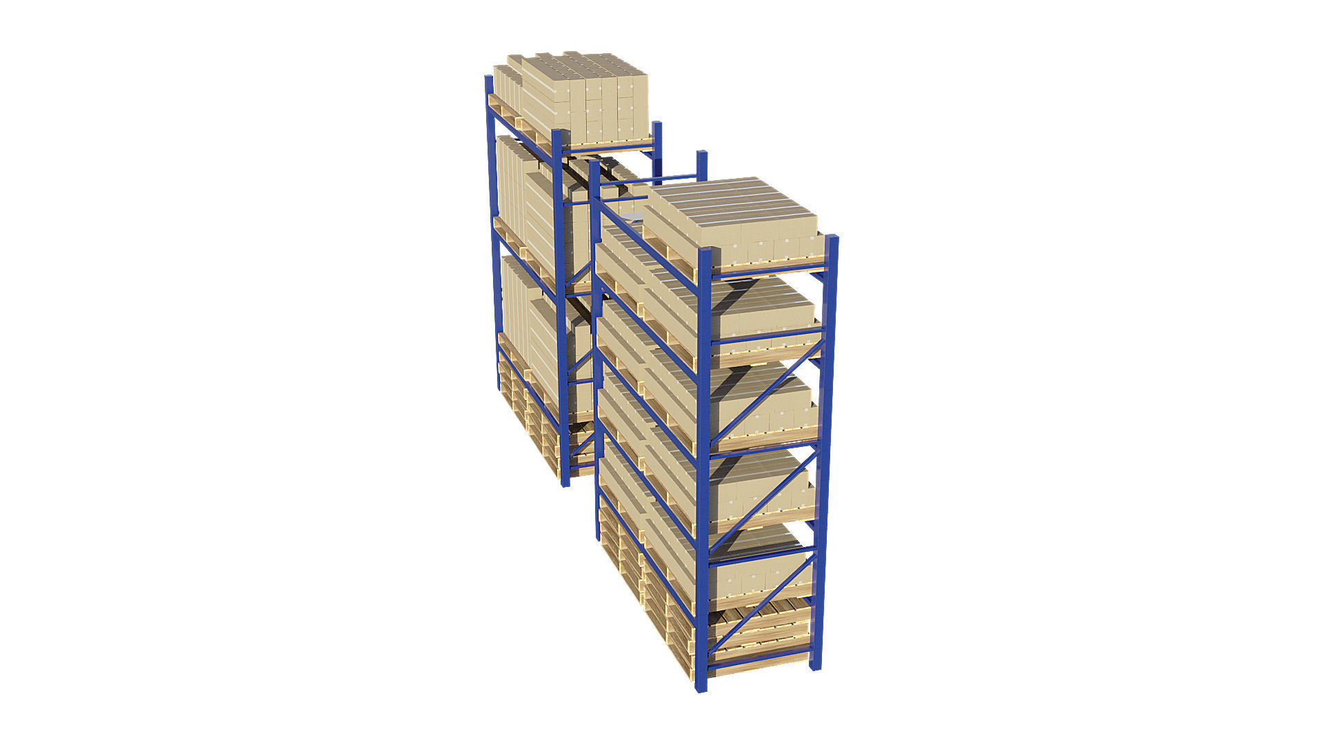 Warehouse Racking 3D model | CGTrader