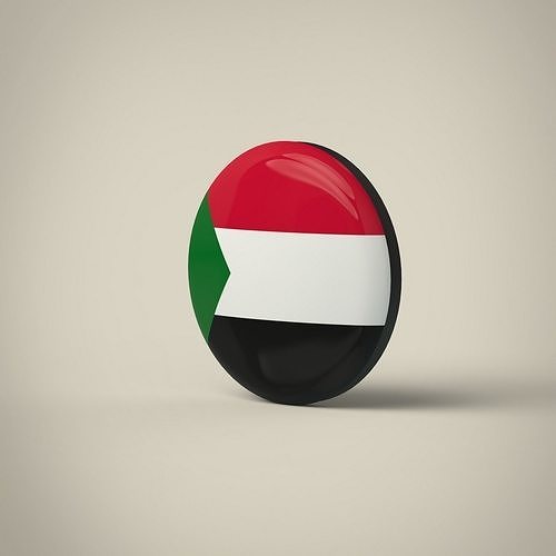 3D model Sudan Badge VR / AR / low-poly | CGTrader