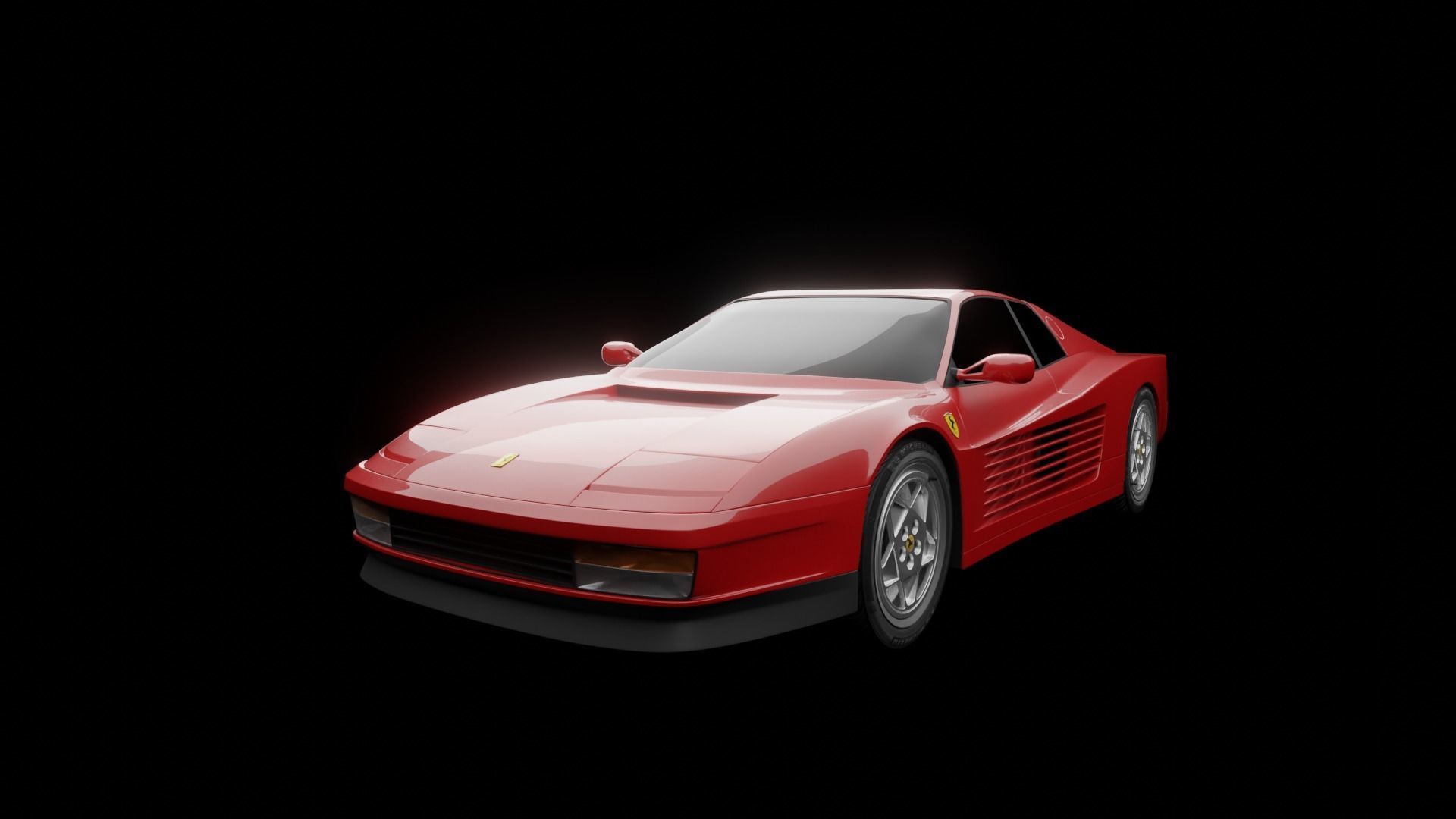 Ferrari testarossa 3D model | CGTrader