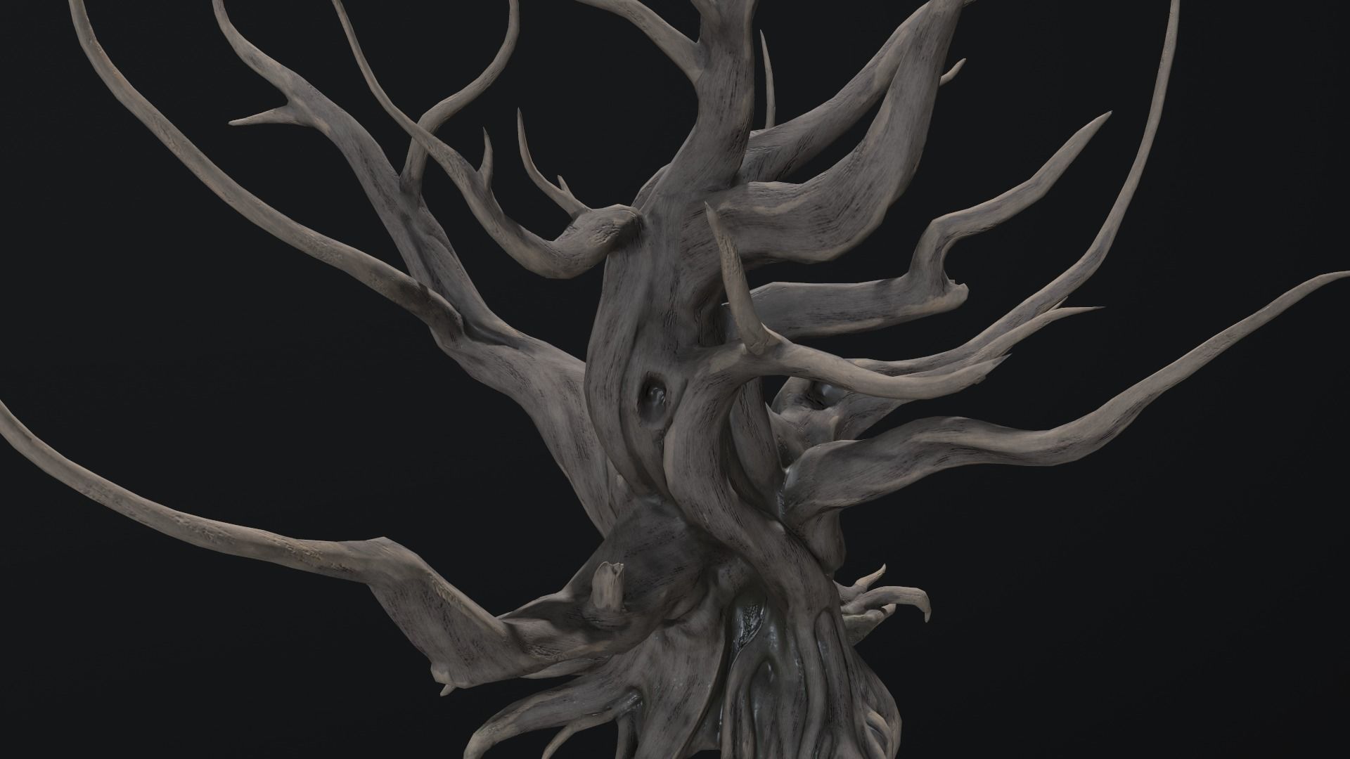 3D model Spooky Tree game-ready model VR / AR / low-poly | CGTrader