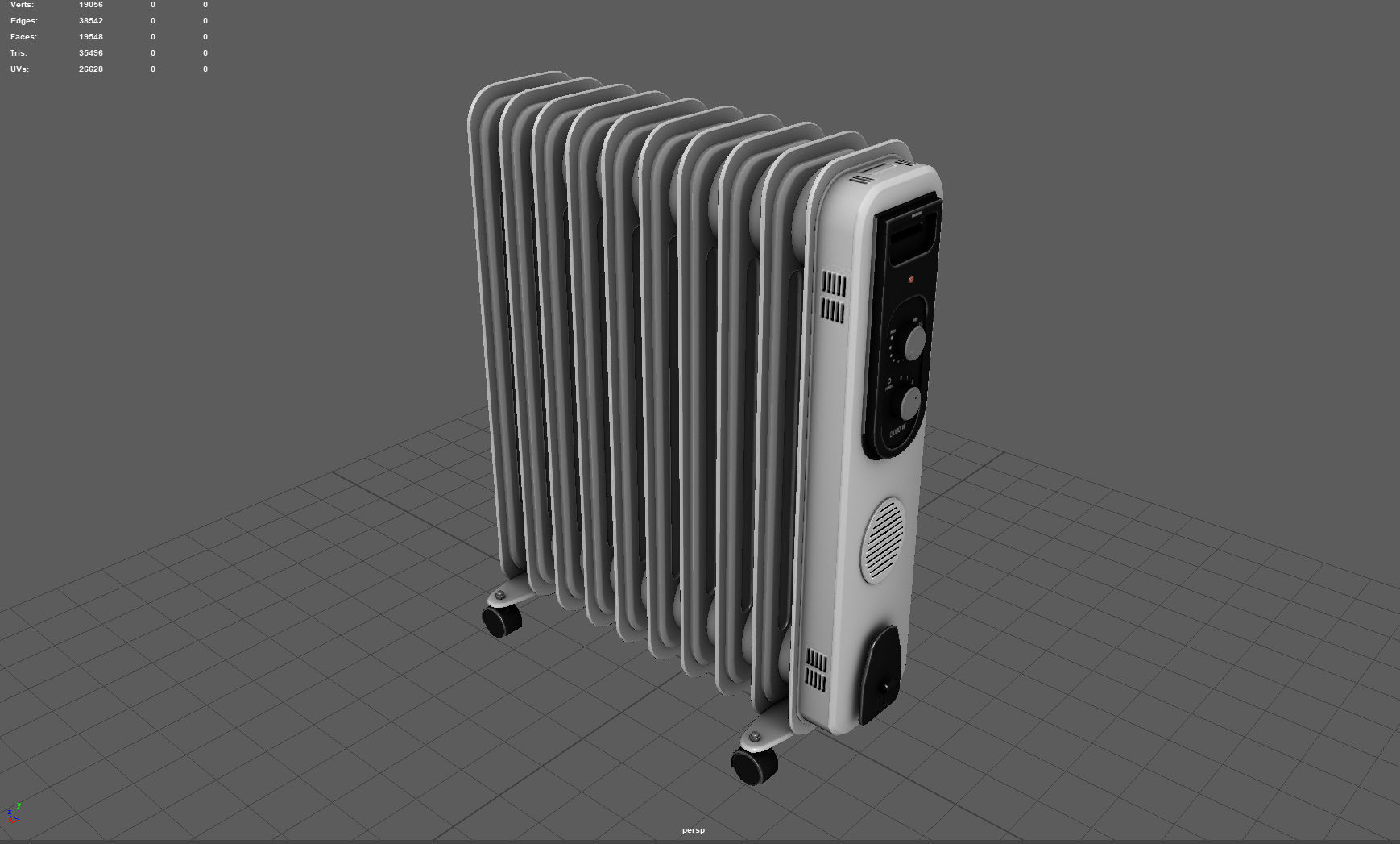 3D model Oil Radiator VR / AR / low-poly | CGTrader
