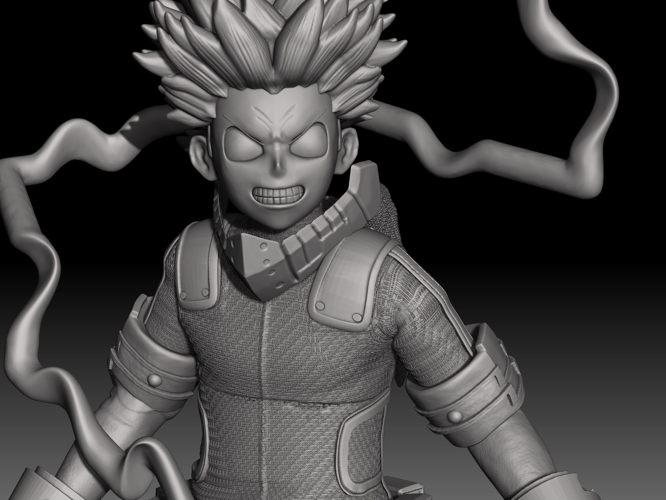 Izuku Midoriya fan art my hero academia 3D model 3D printable | CGTrader