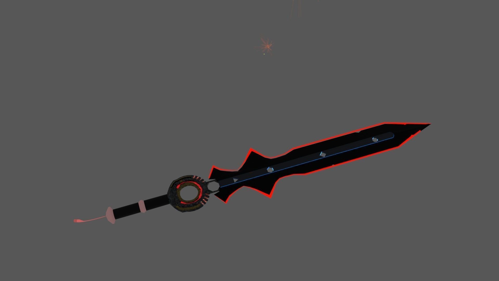 3D model Rustic Techy Sword VR / AR / low-poly | CGTrader