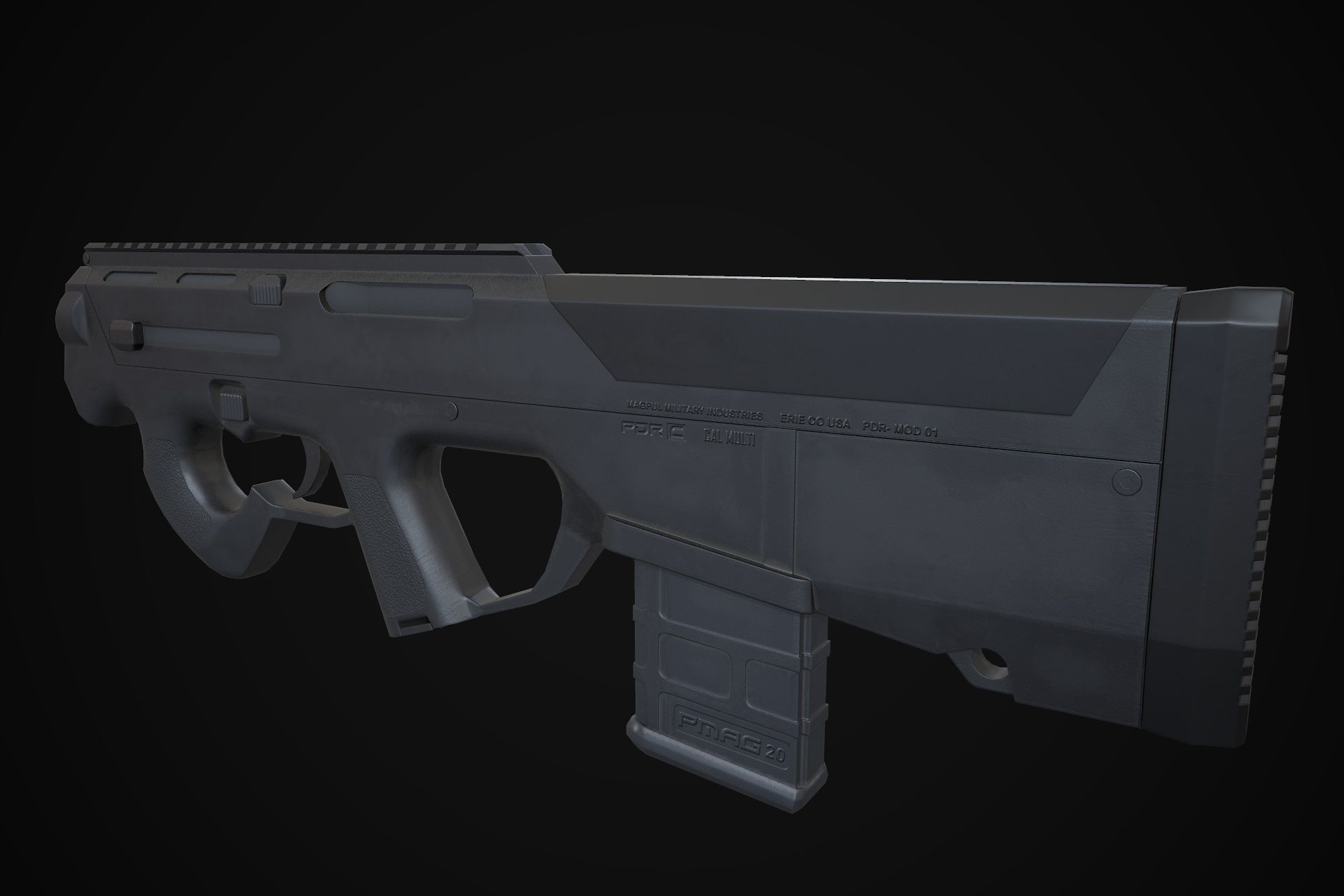 3D model Magpul PDR VR / AR / low-poly | CGTrader