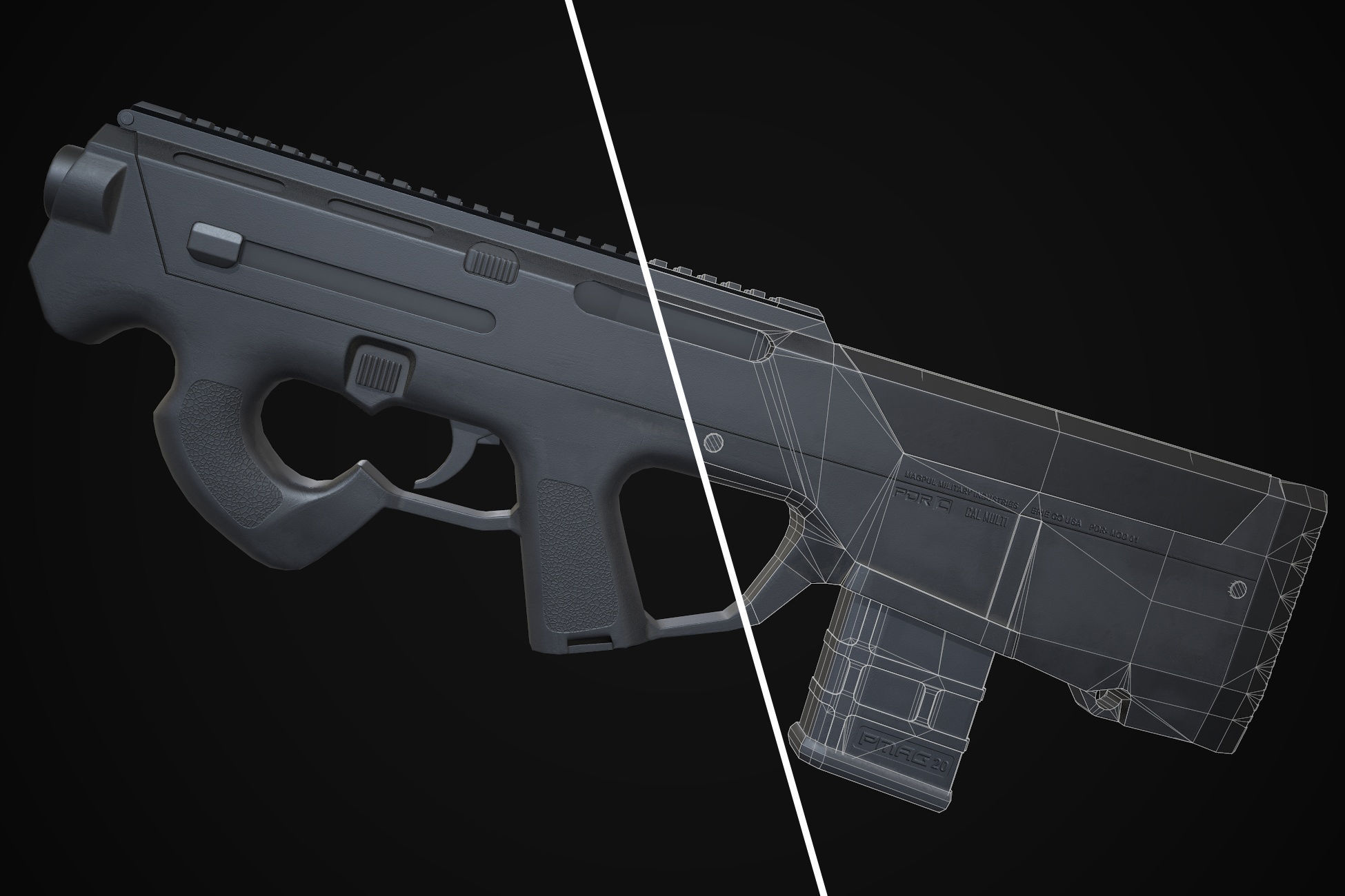 3D model Magpul PDR VR / AR / low-poly | CGTrader