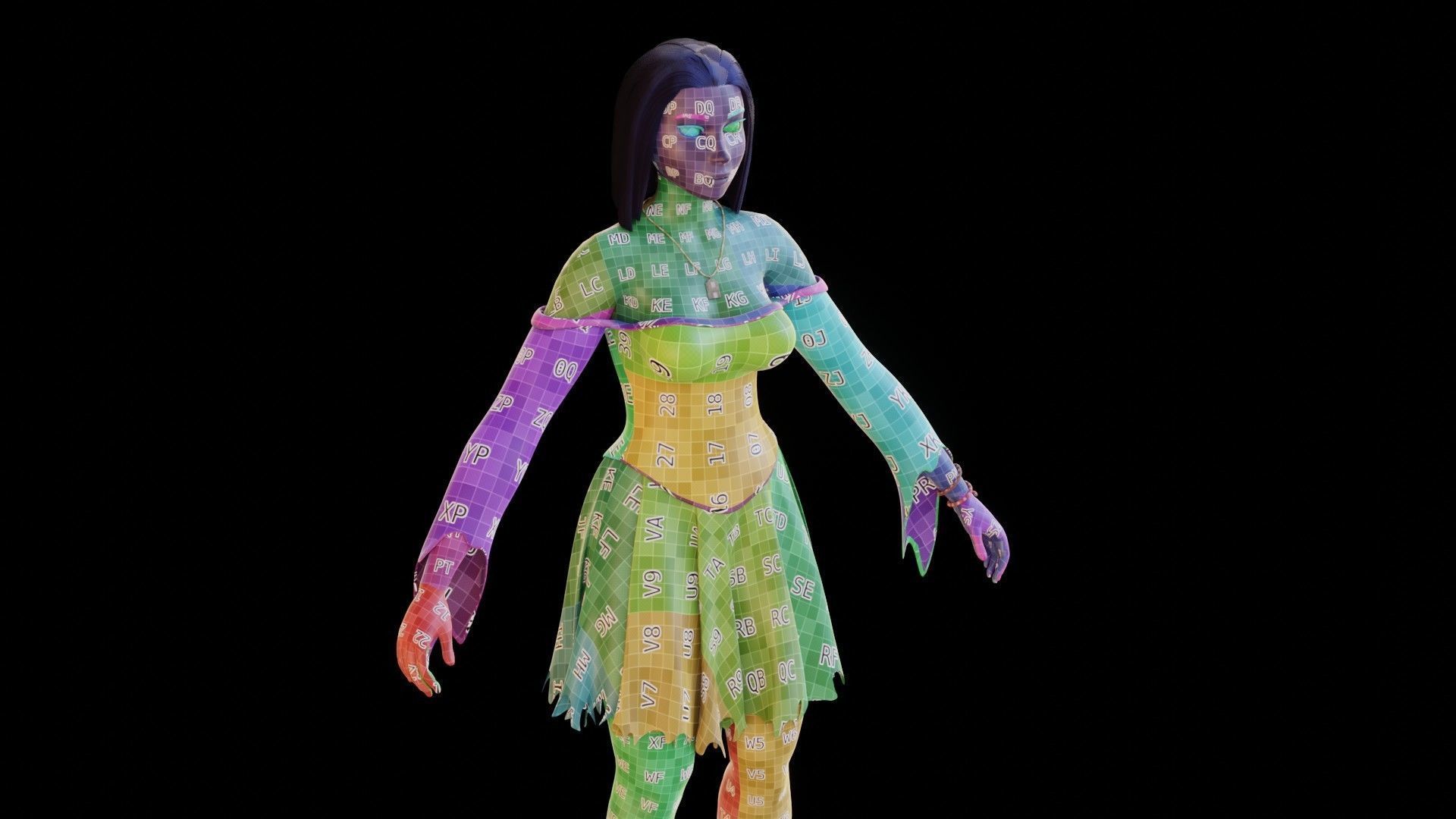 Halloween Female Character 3D model | CGTrader