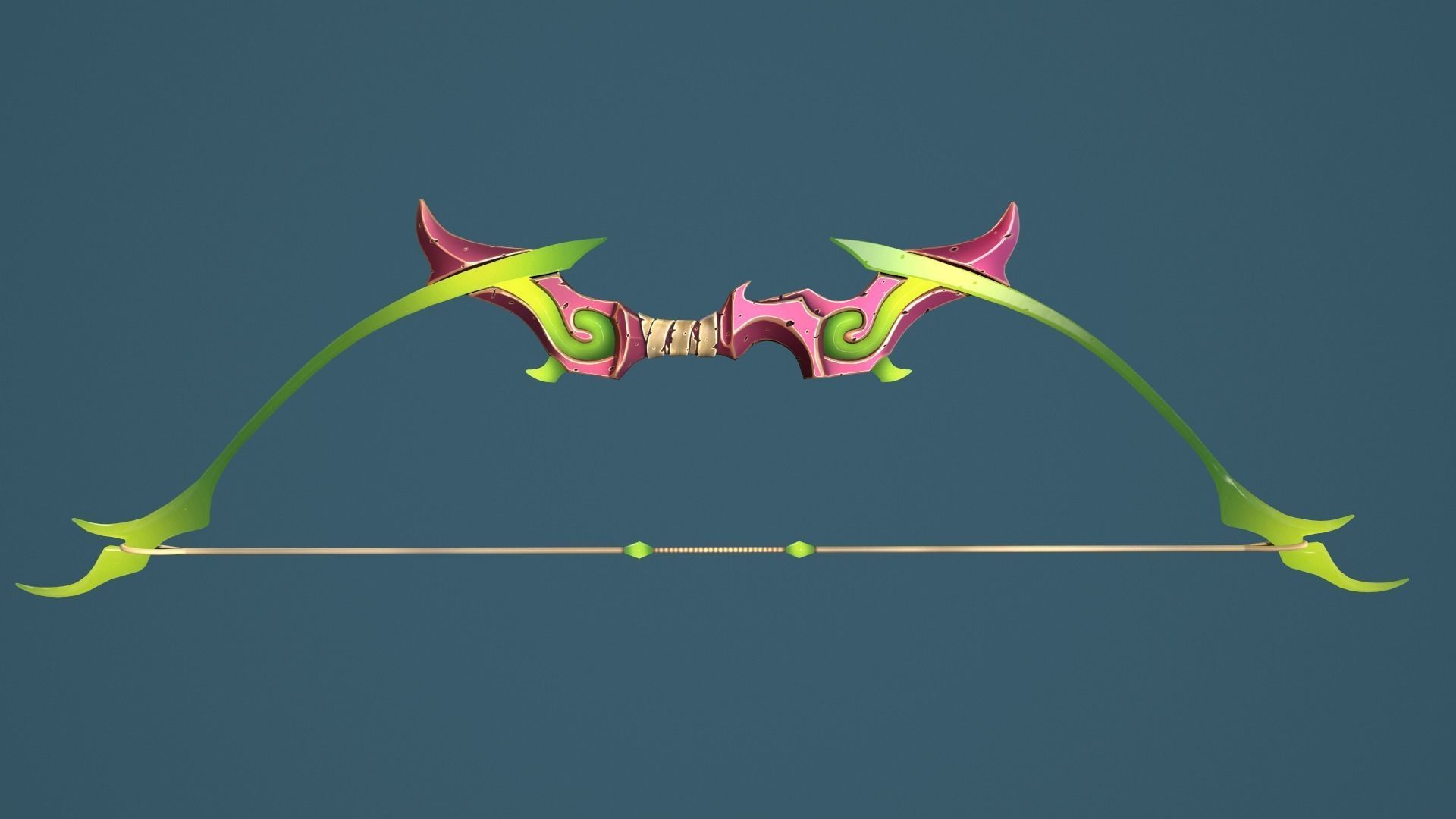 3D model Snake bow and quiver VR / AR / low-poly | CGTrader