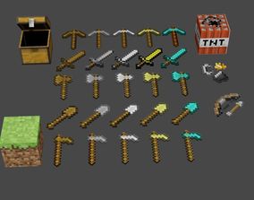 Minecraft sword 3D Models | CGTrader