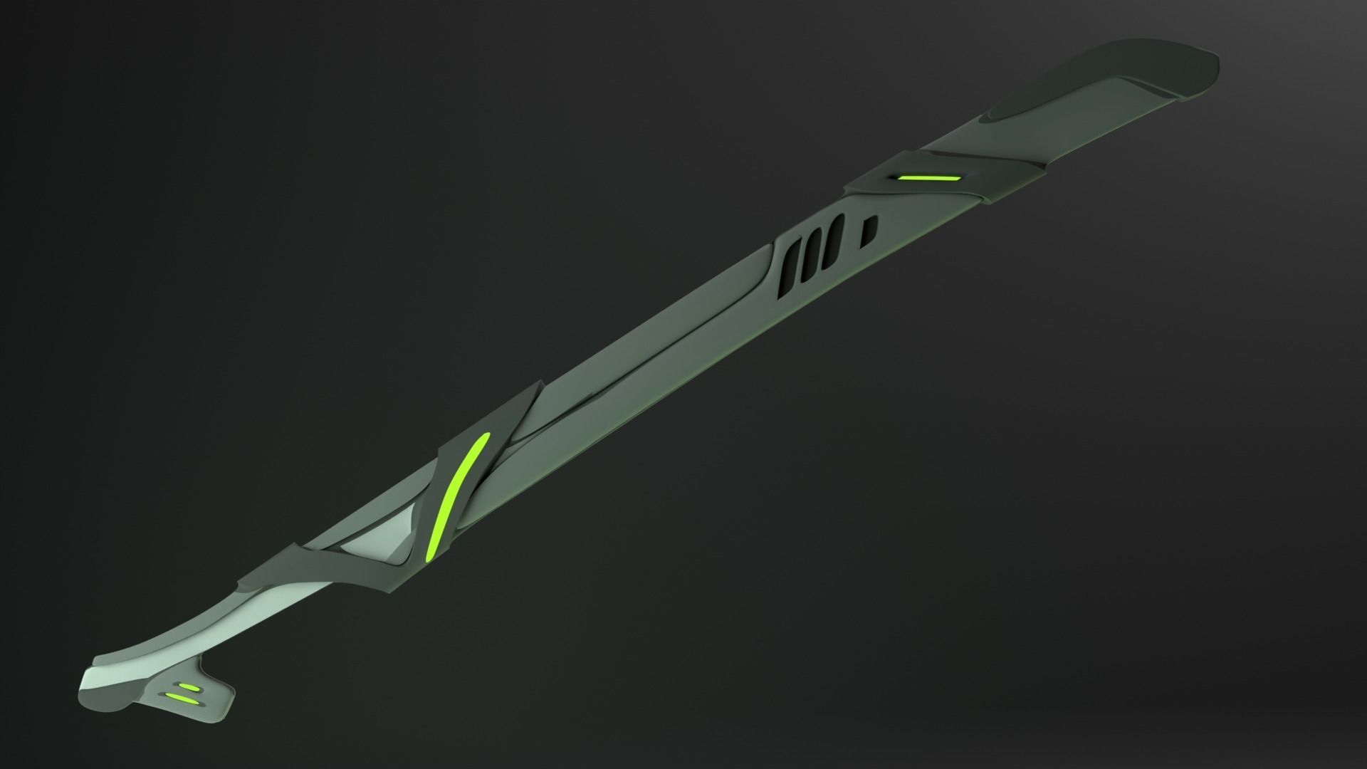 High-tech sword 3D model | CGTrader
