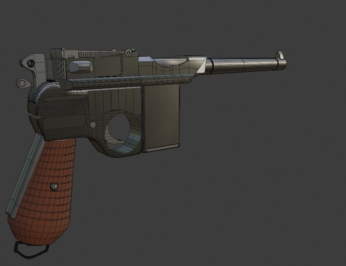 Weapon Mauser German 3D model | CGTrader