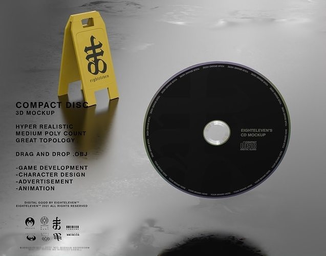 COMPACT DISC 3D model | CGTrader