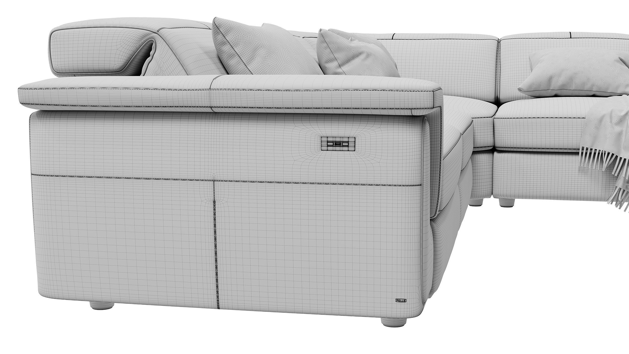 NATUZZI Curioso sofa 3D model | CGTrader