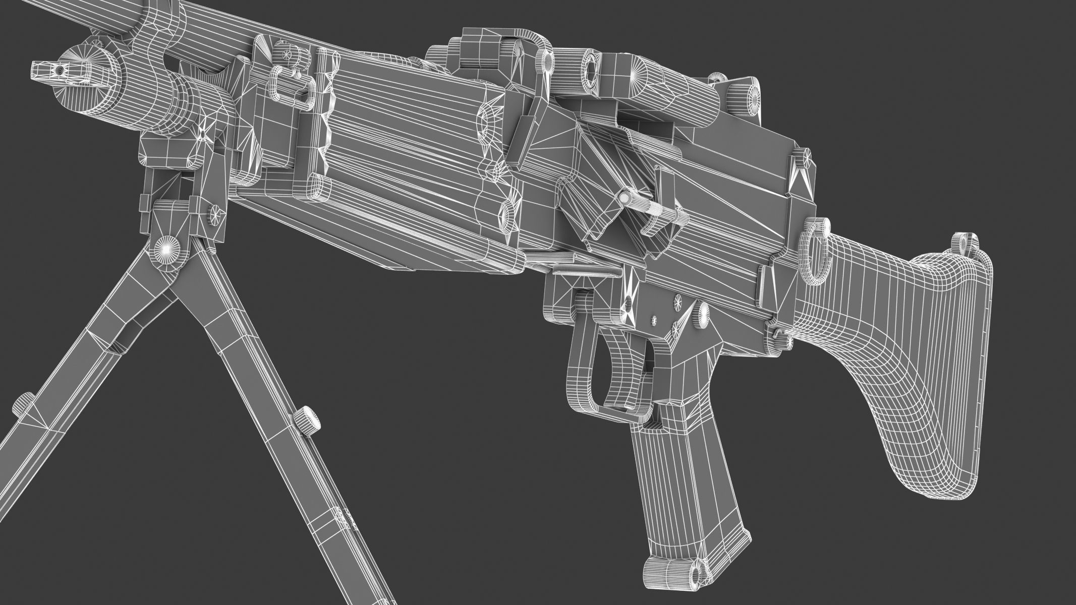 3D model Daewoo K3 Low Poly VR / AR / low-poly | CGTrader